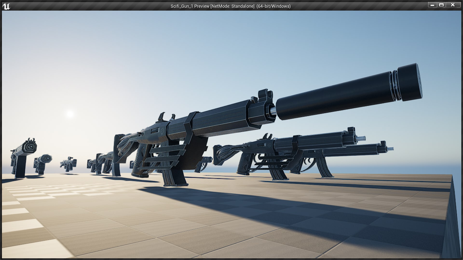 Modular Scifi Gun in Props - UE Marketplace