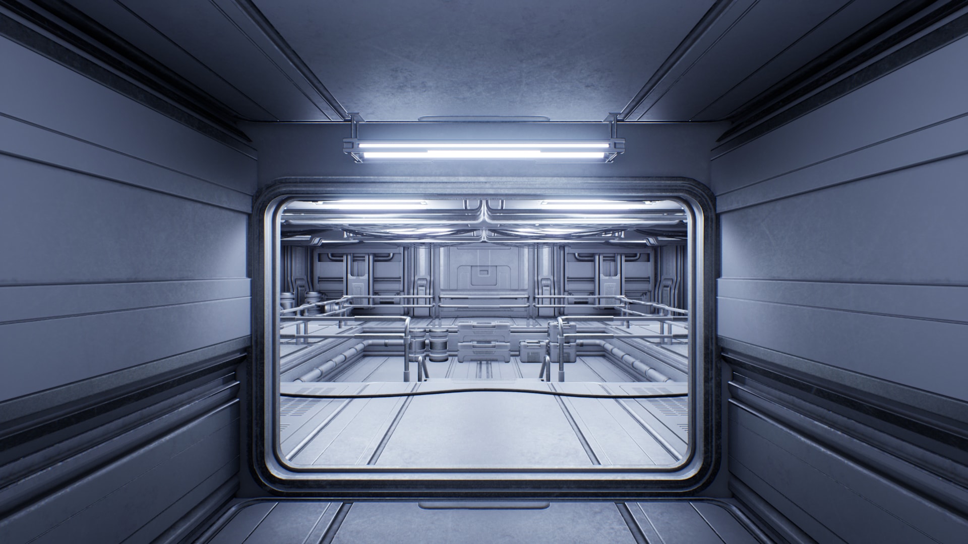 Futuristic White Lab