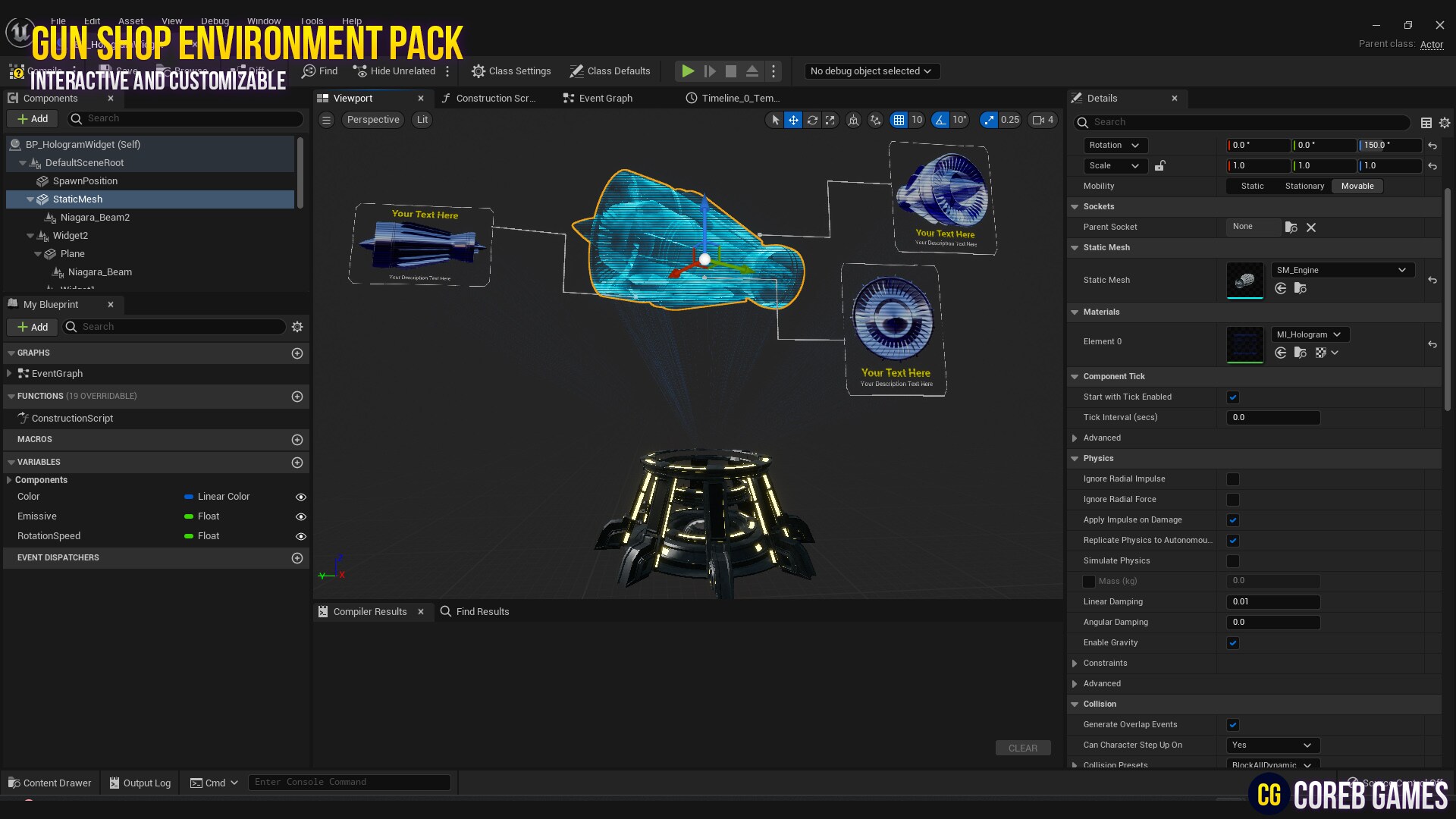 Gun Shop Environment and VFX Pack in Environments - UE Marketplace