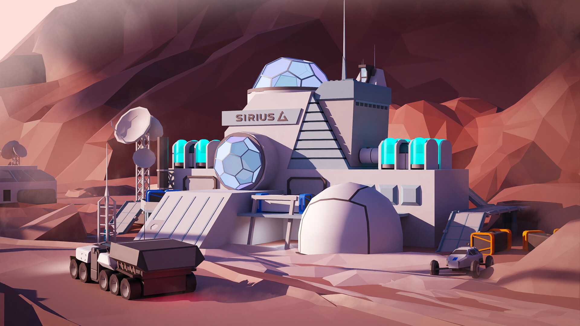 Space Station - Low Poly Asset Pack by ithappy in Environments - UE ...