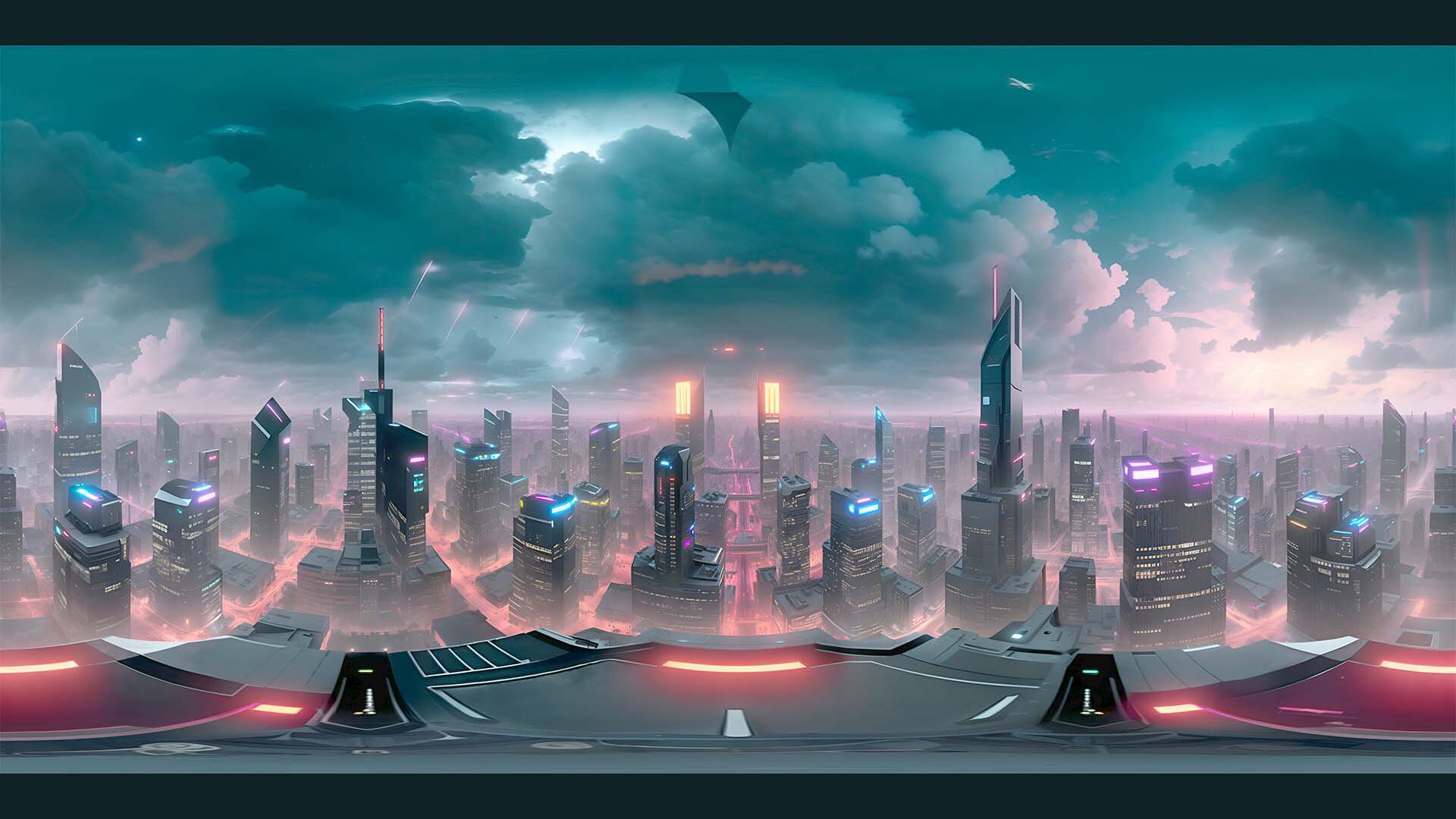 50 FUTURISTIC HDR SKIES WITH HIGH RISE BUILDINGS in Materials - UE ...