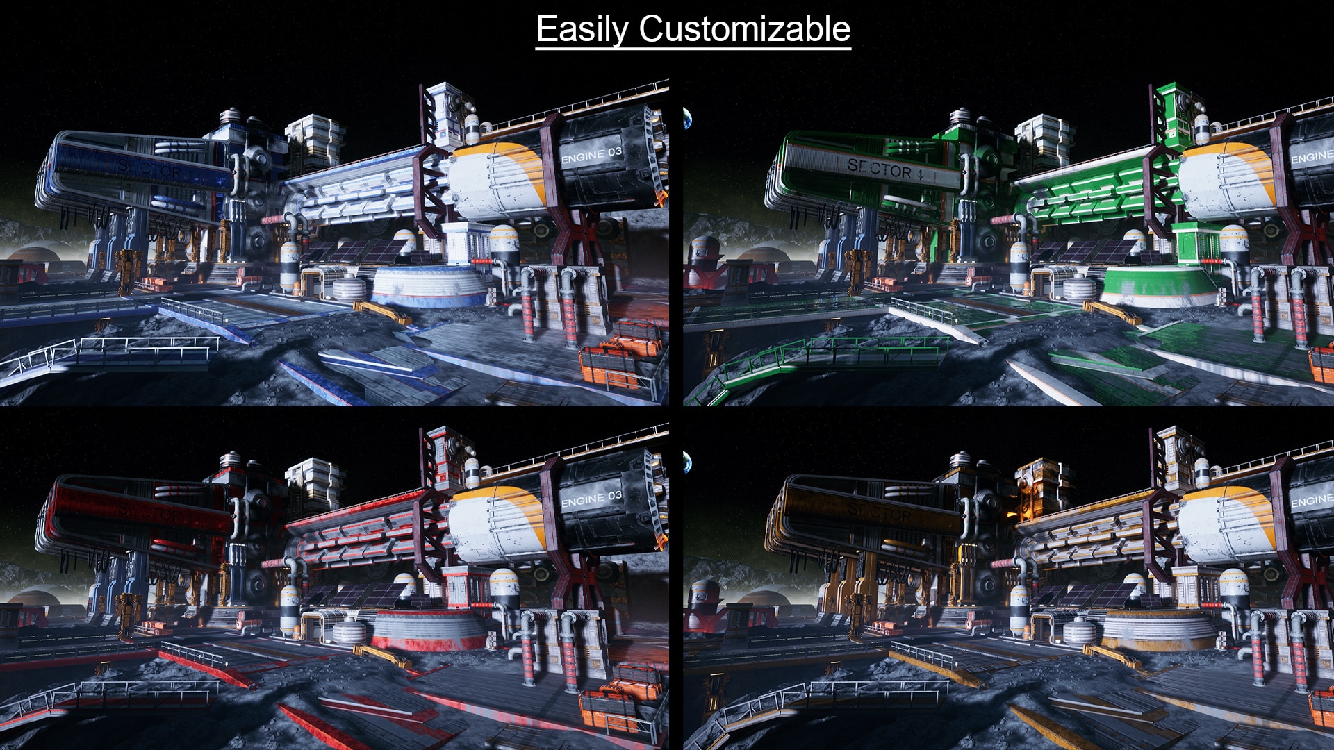 Moon station in Environments - UE Marketplace