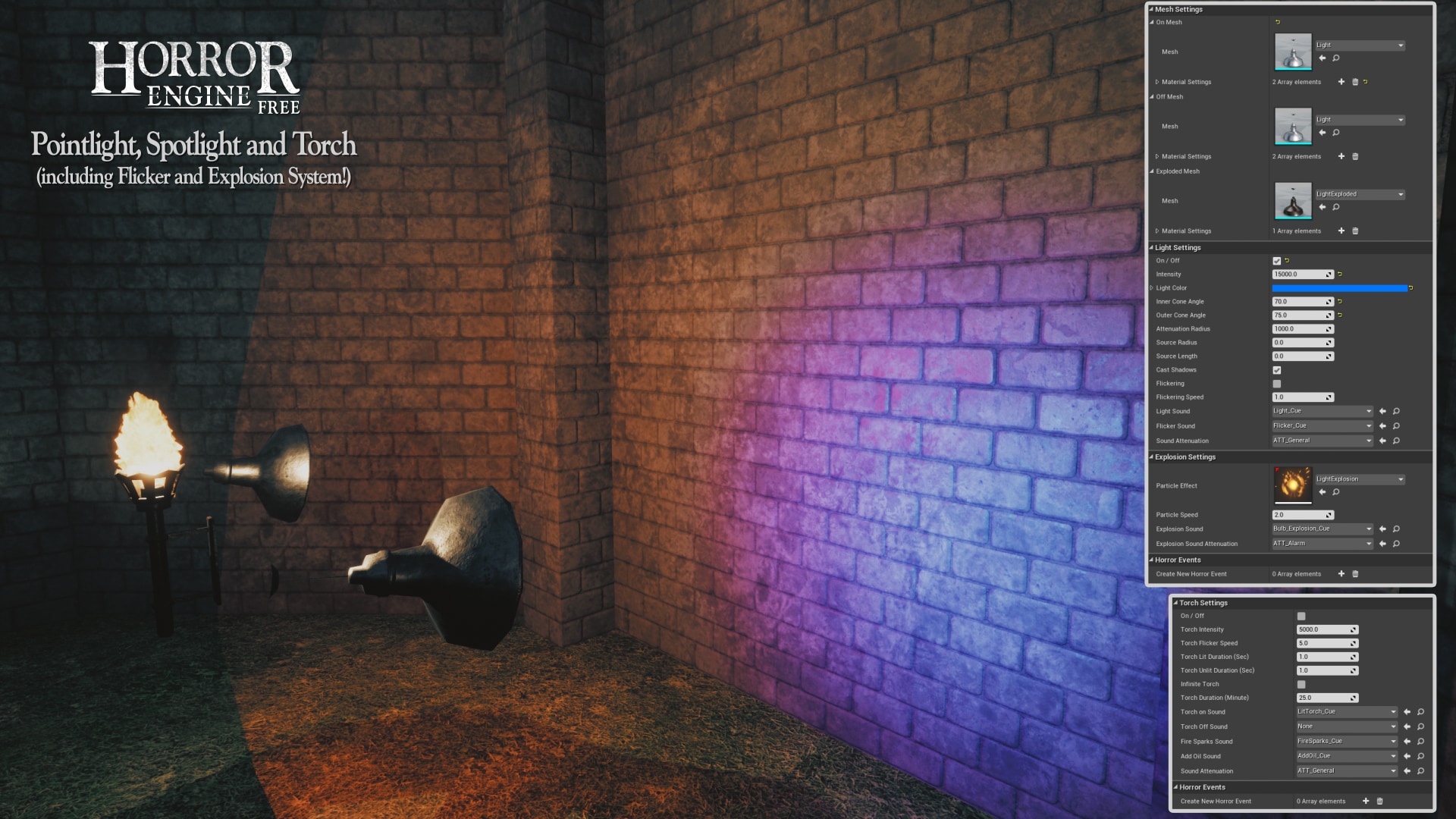 Horror Engine in Blueprints - UE Marketplace