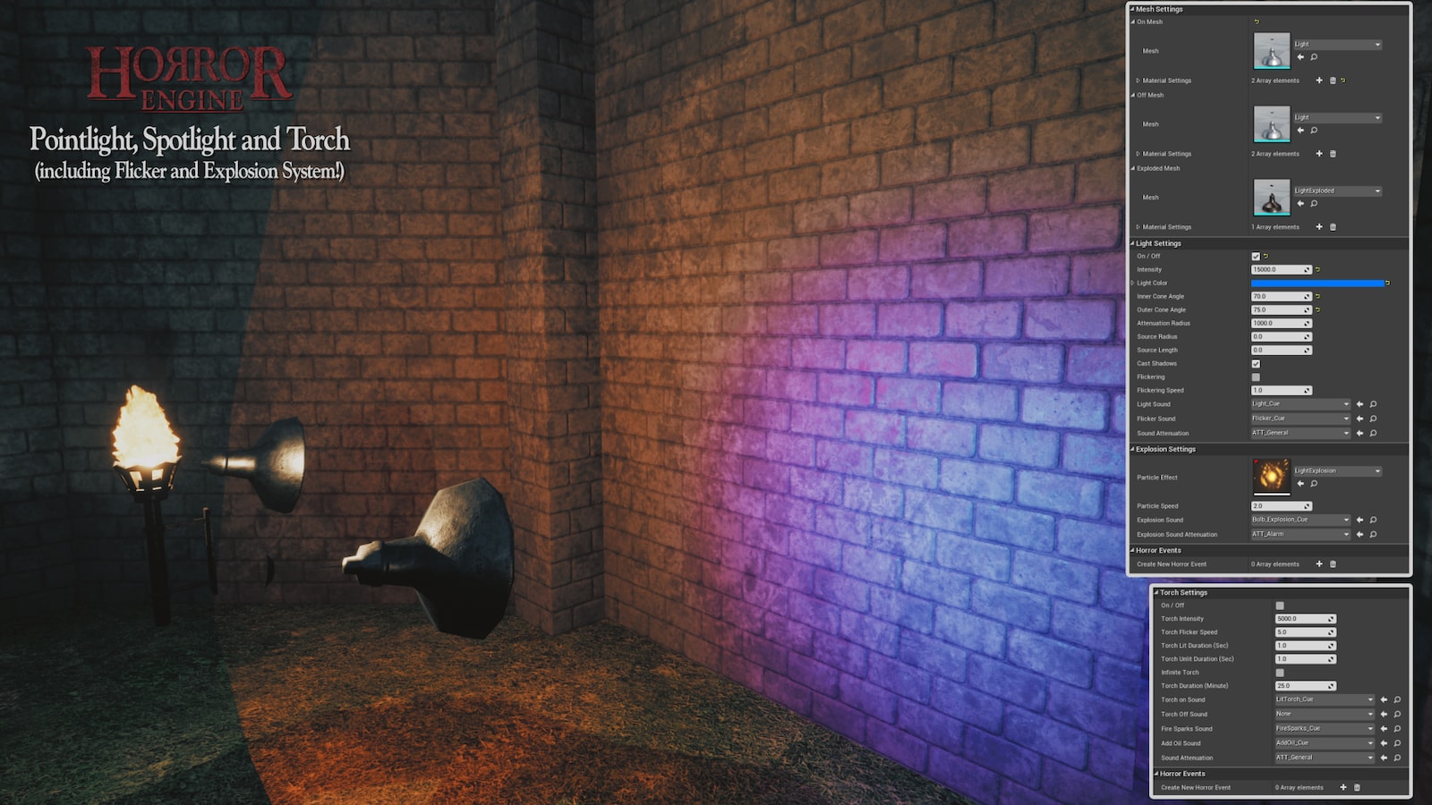 Horror Engine in Blueprints - UE Marketplace