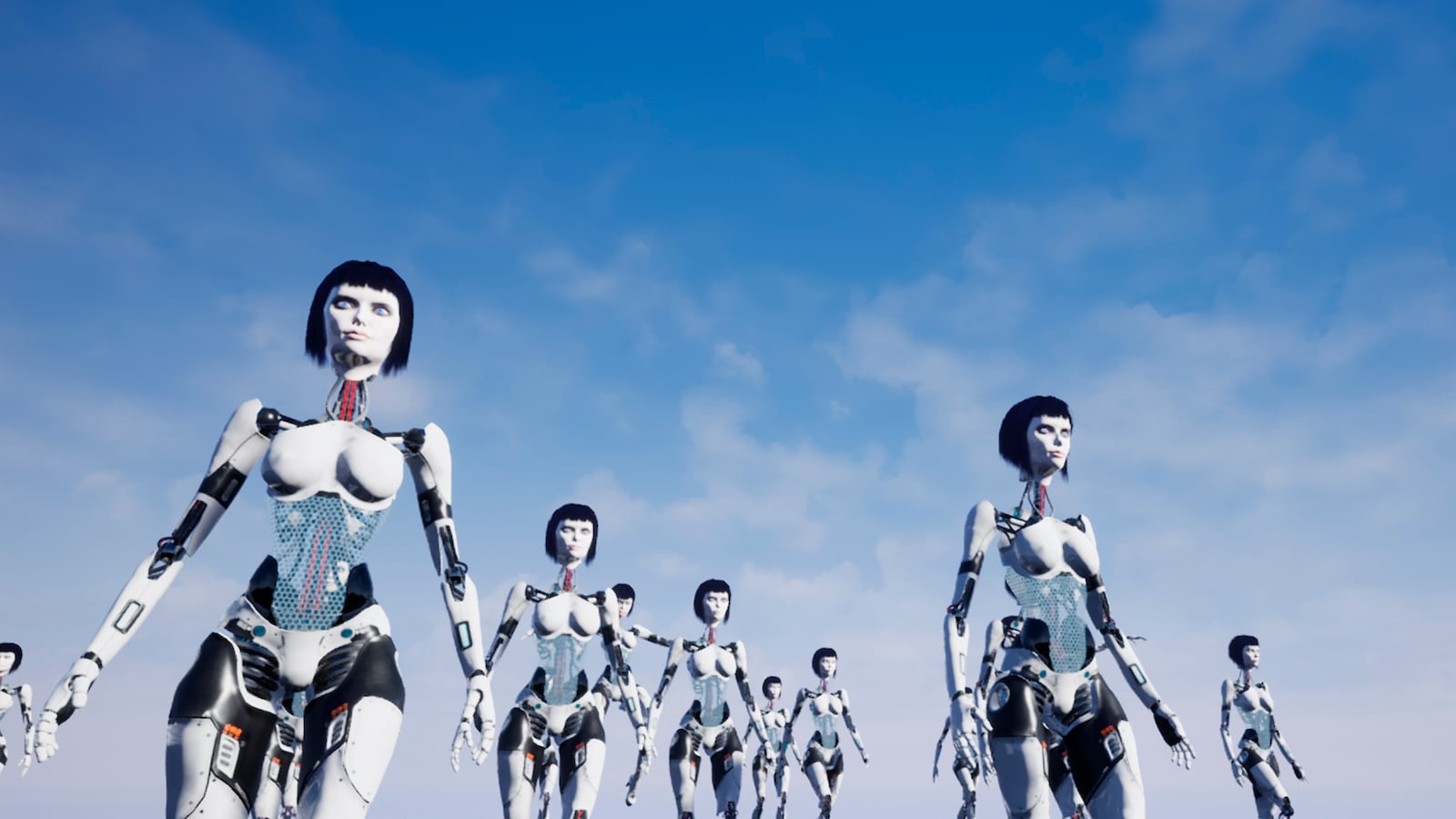 Robot girl LUCY in Characters - UE Marketplace