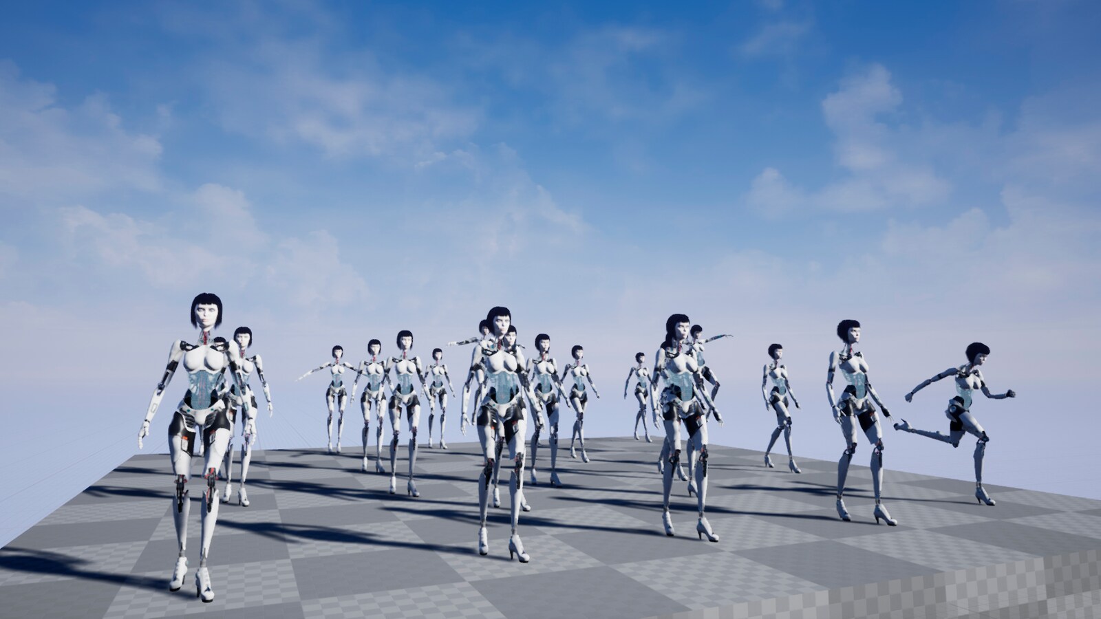 Robot girl LUCY in Characters - UE Marketplace