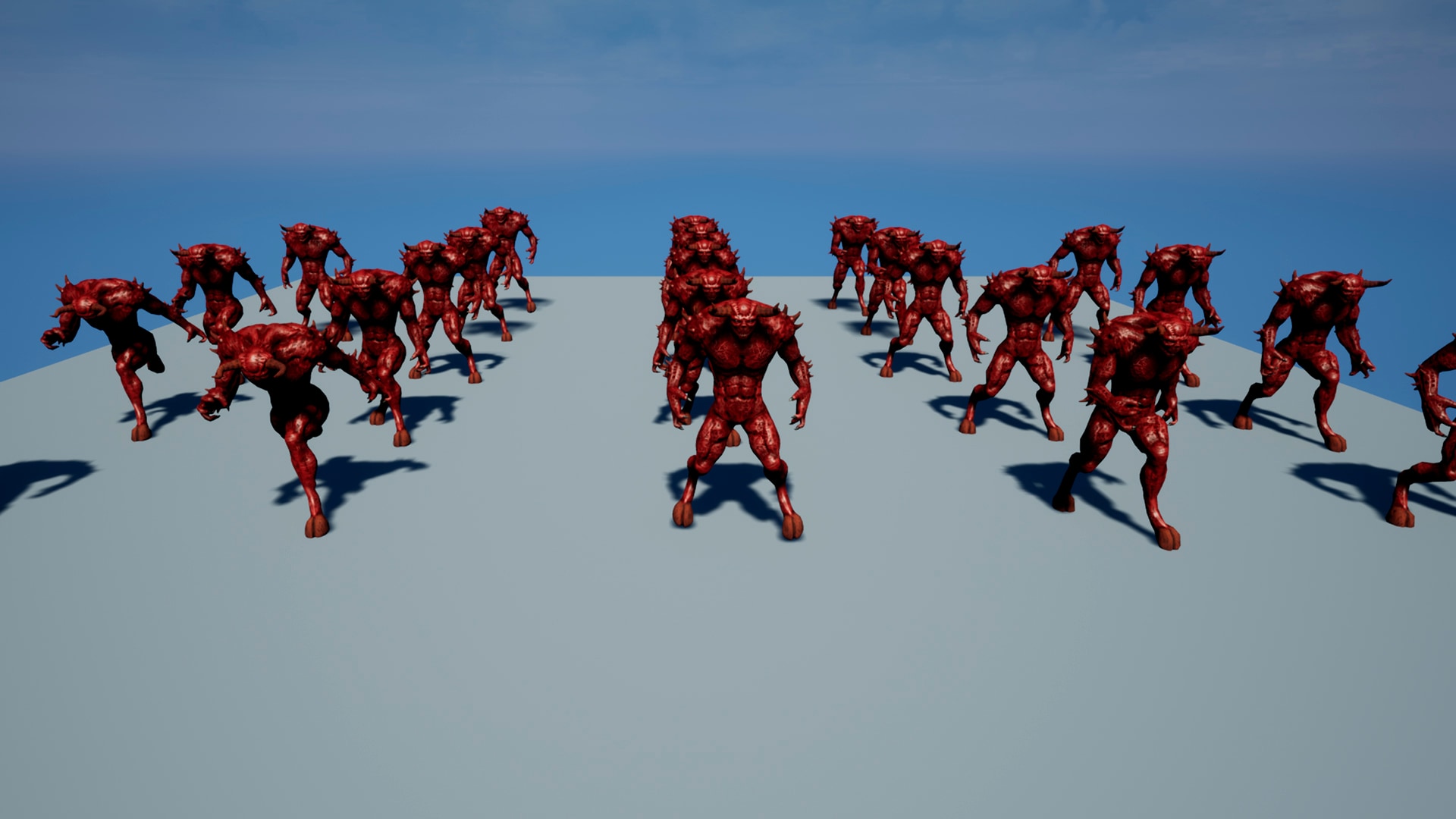 Big red demon in Characters - UE Marketplace