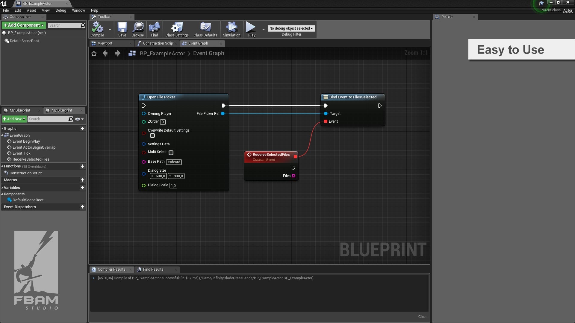 File Picker UI Dialog in Code Plugins - UE Marketplace