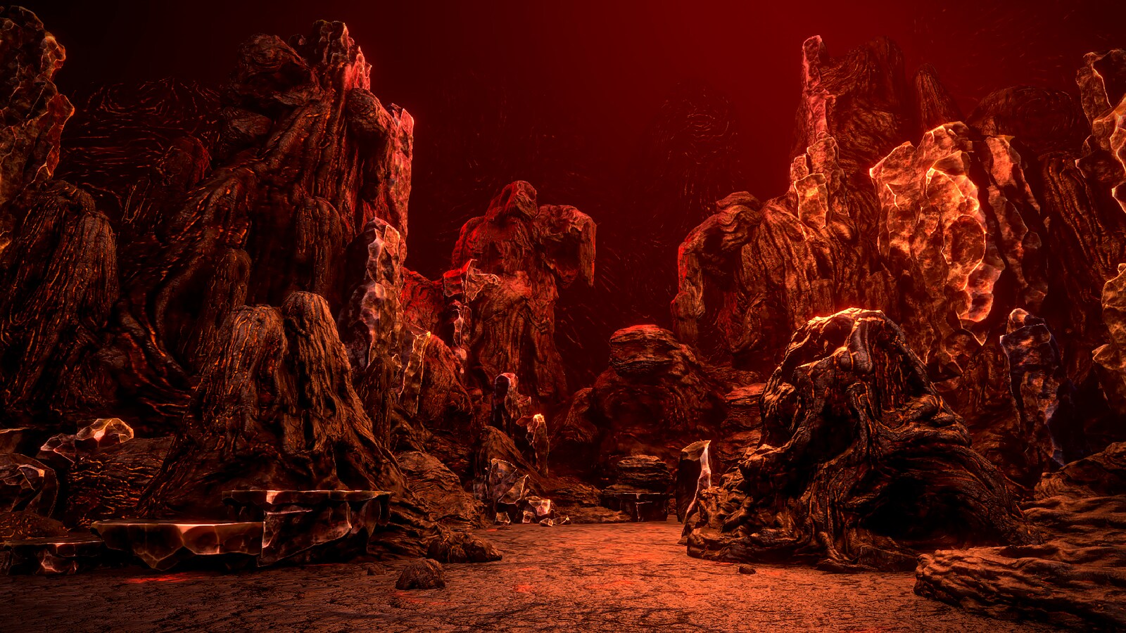 Hell Landscape in Props - UE Marketplace