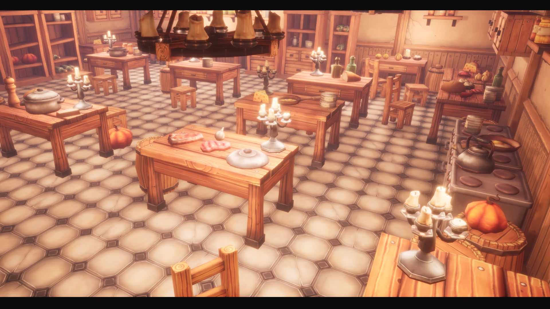 Stylized Kitchen Environment in Environments - UE Marketplace