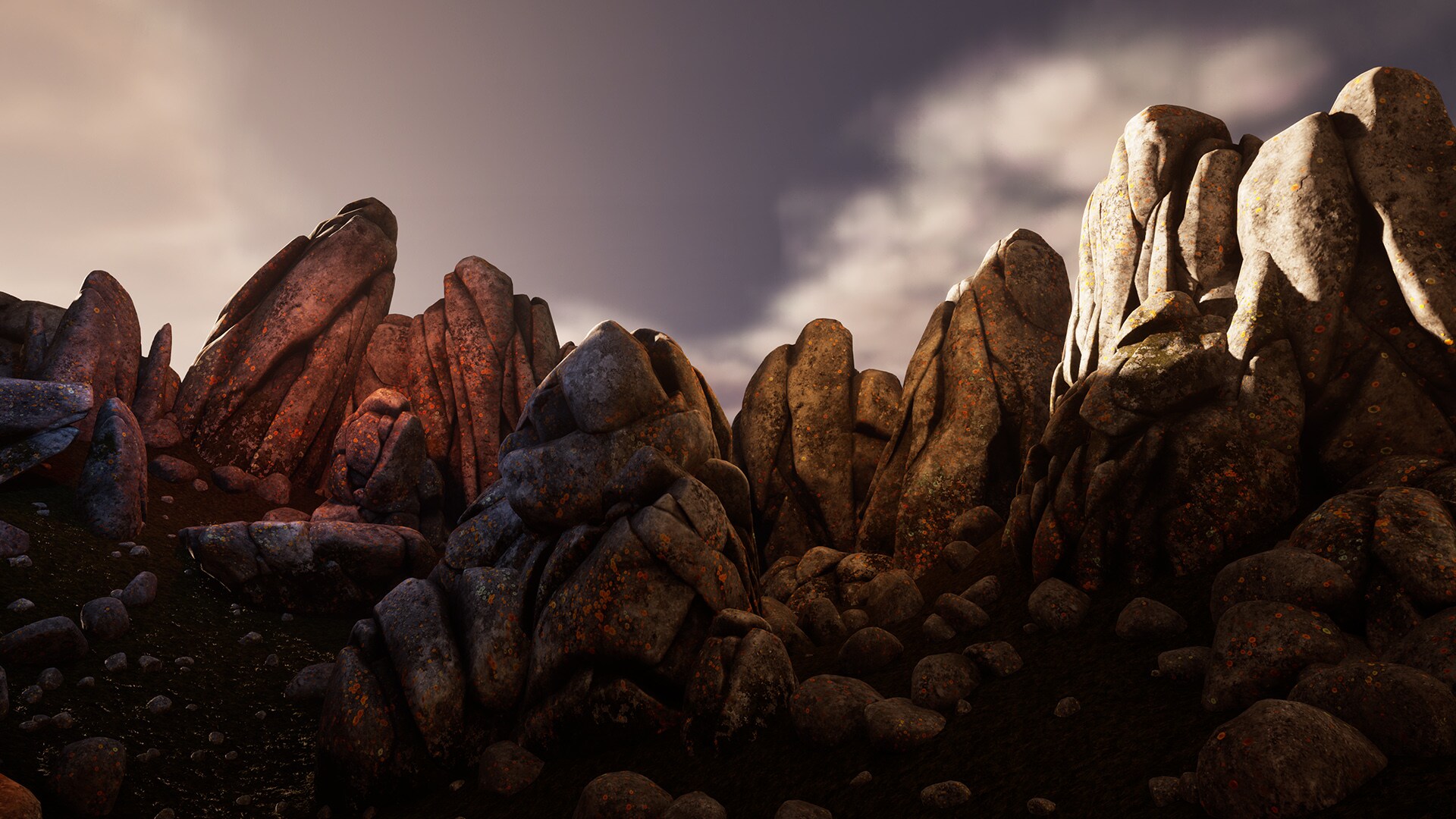 Boulder cliffs in Props - UE Marketplace