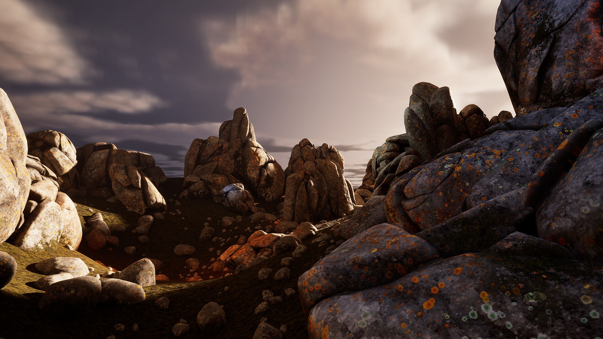 Boulder cliffs in Props - UE Marketplace