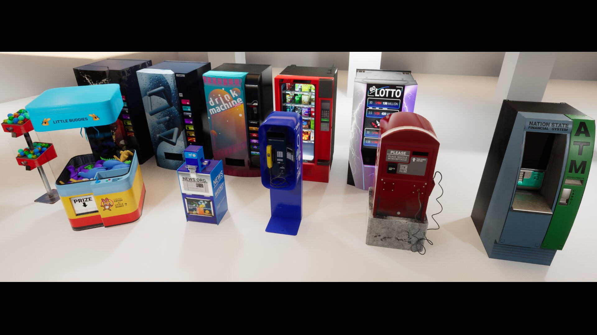 PBR Vending Machines：プロップ・小物 - UE マーケットプレイス