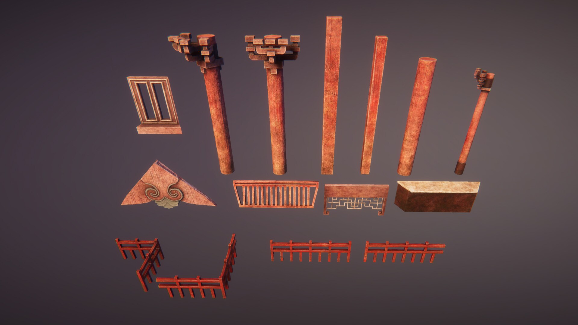 Asian architecture in Props - UE Marketplace