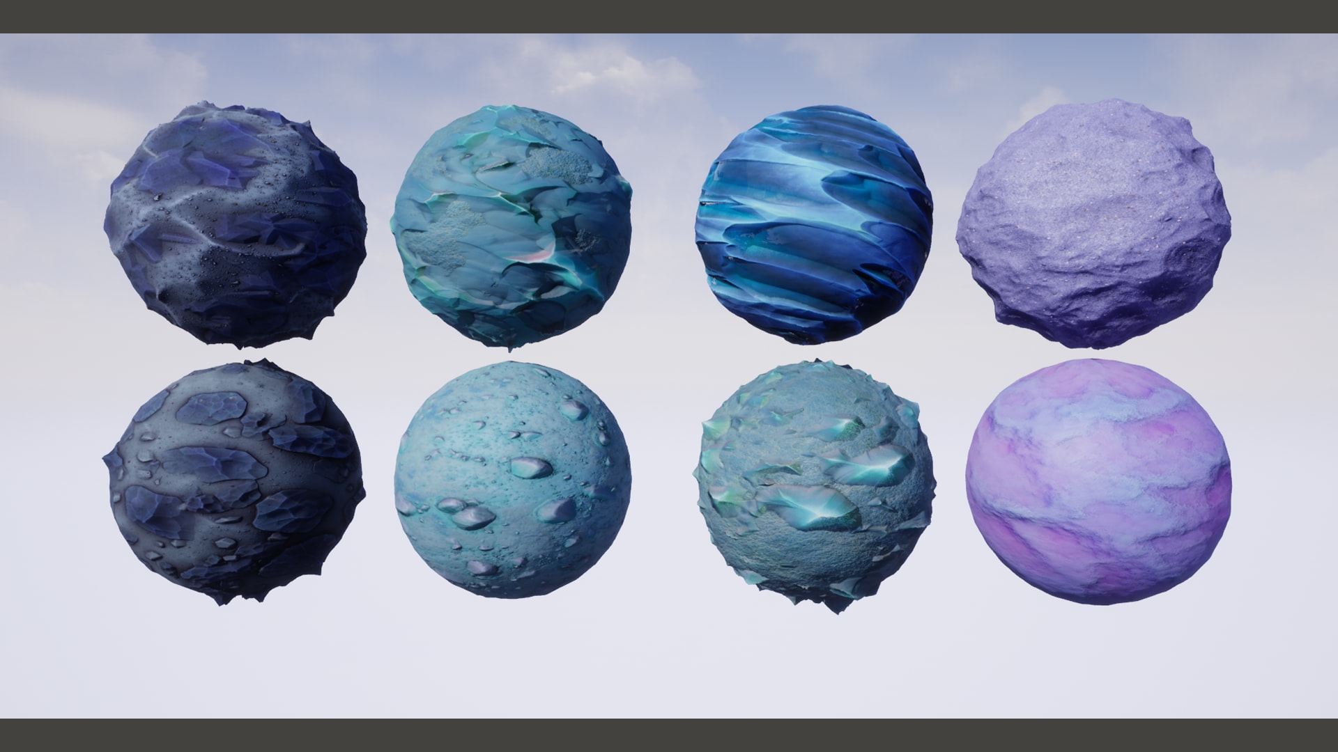 Stylized Lunar Materials in Materials - UE Marketplace