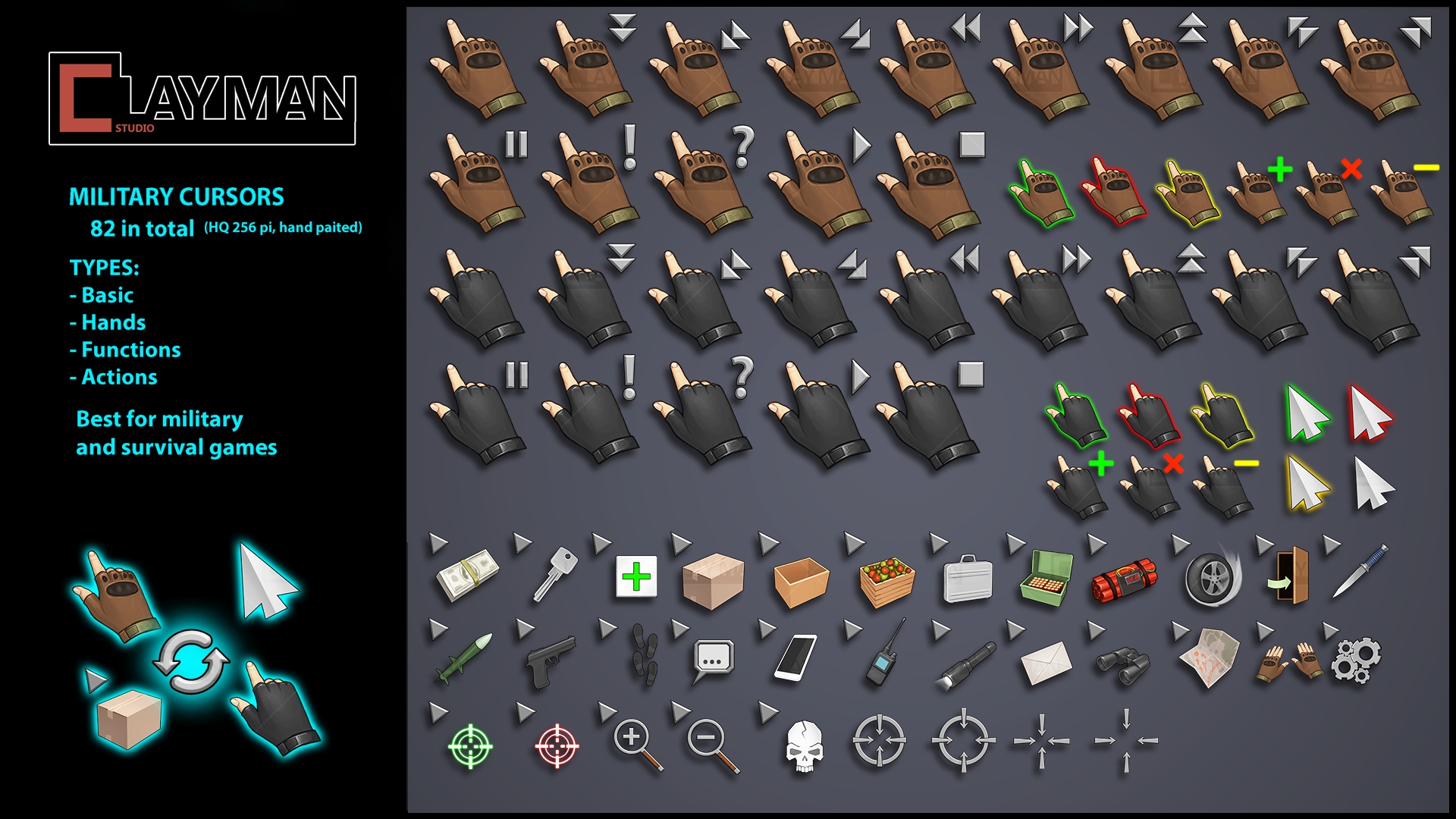 Cursors Mega Pack in 2D Assets - UE Marketplace