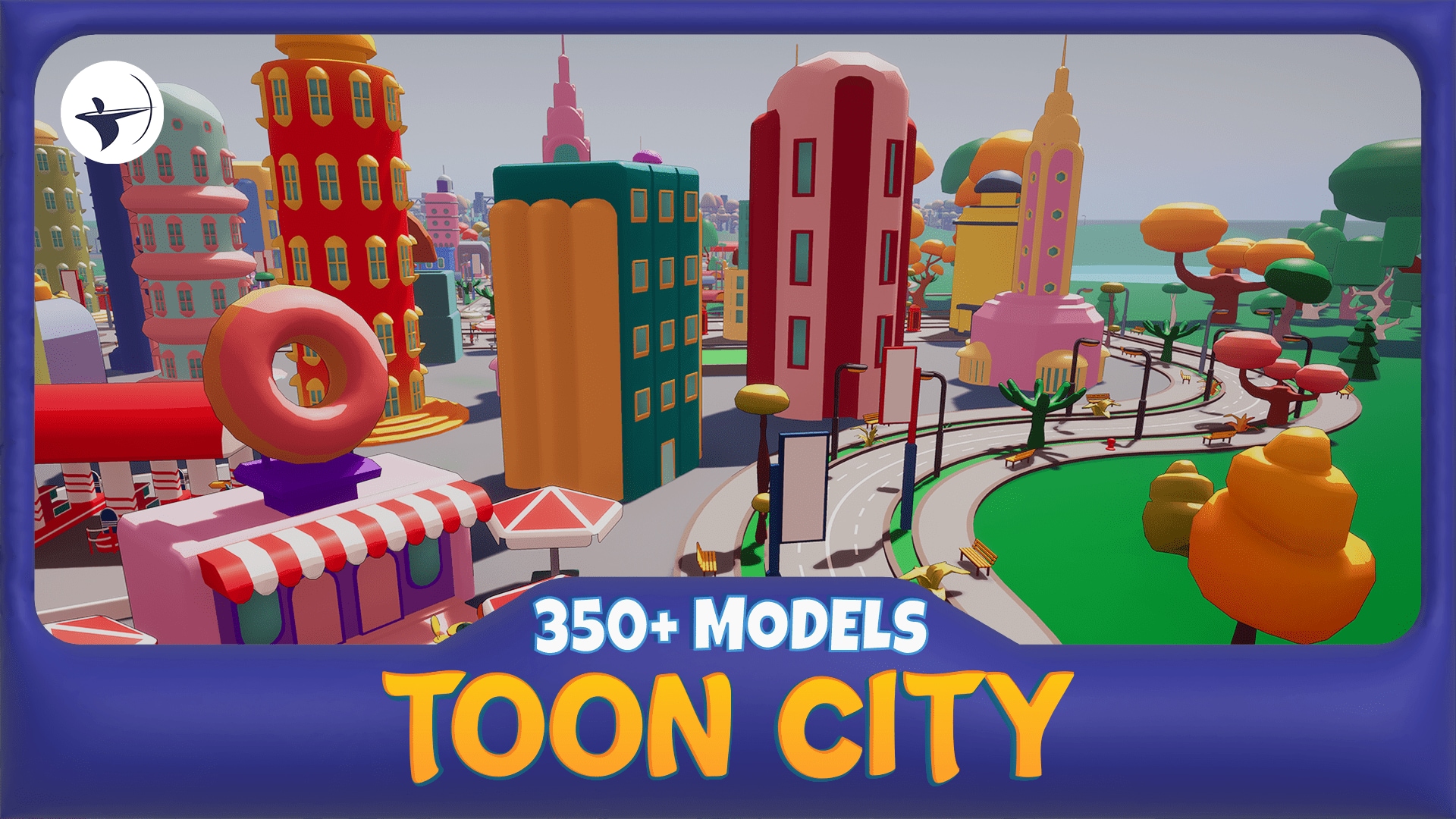Cartoon City with Toon Shader – ASSET CLOUD Cartoon City with Toon Shader – ASSET CLOUD