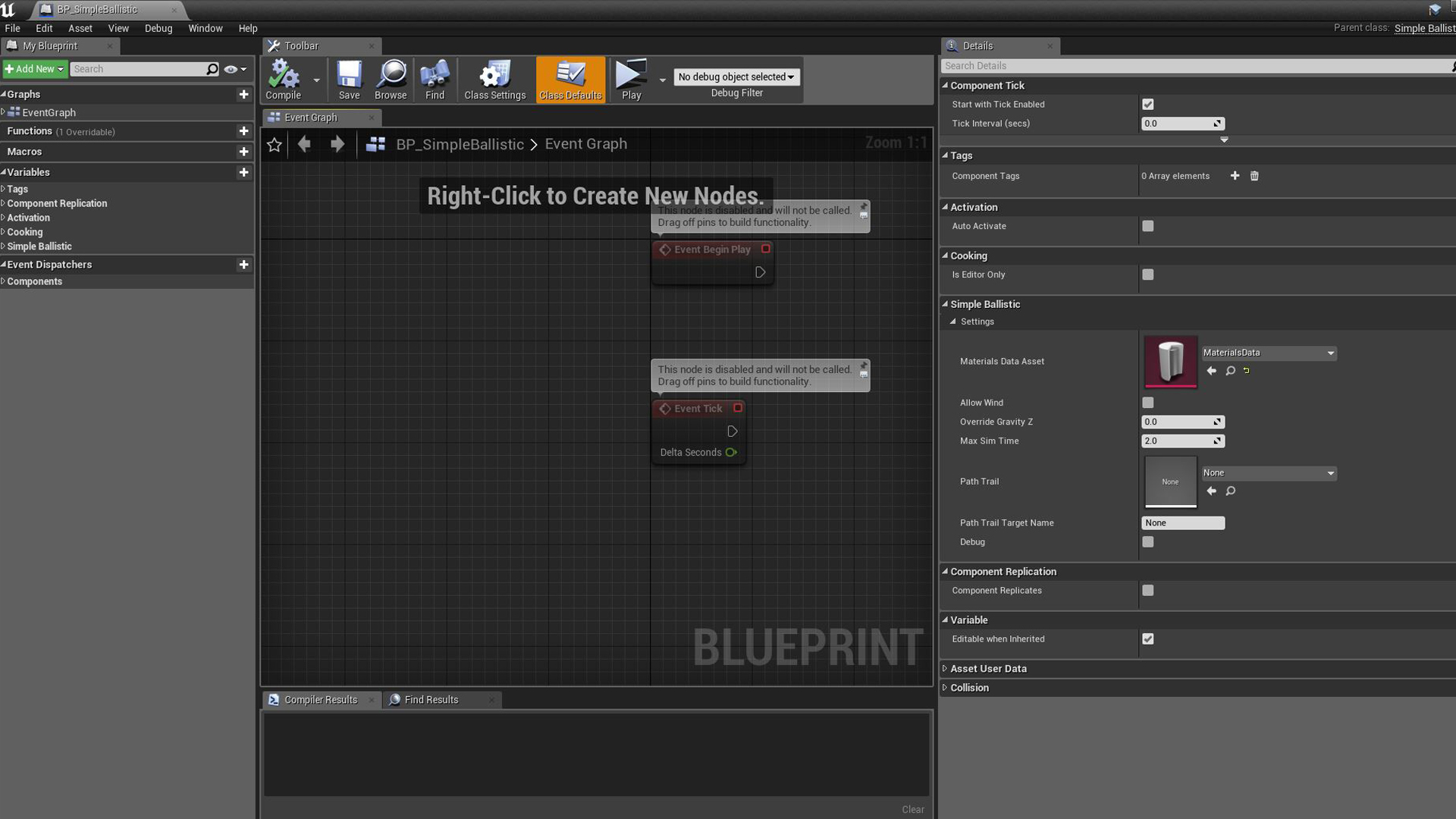 Simple Ballistic Plugin