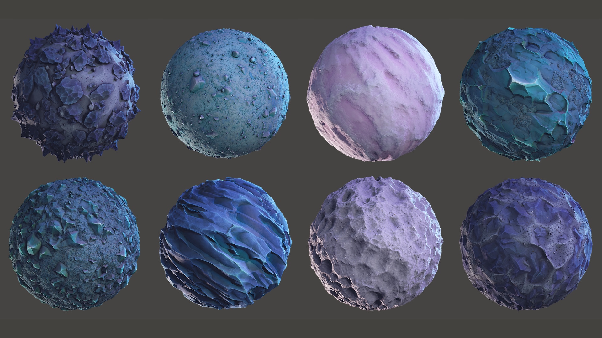 Stylized Lunar Materials in Materials - UE Marketplace