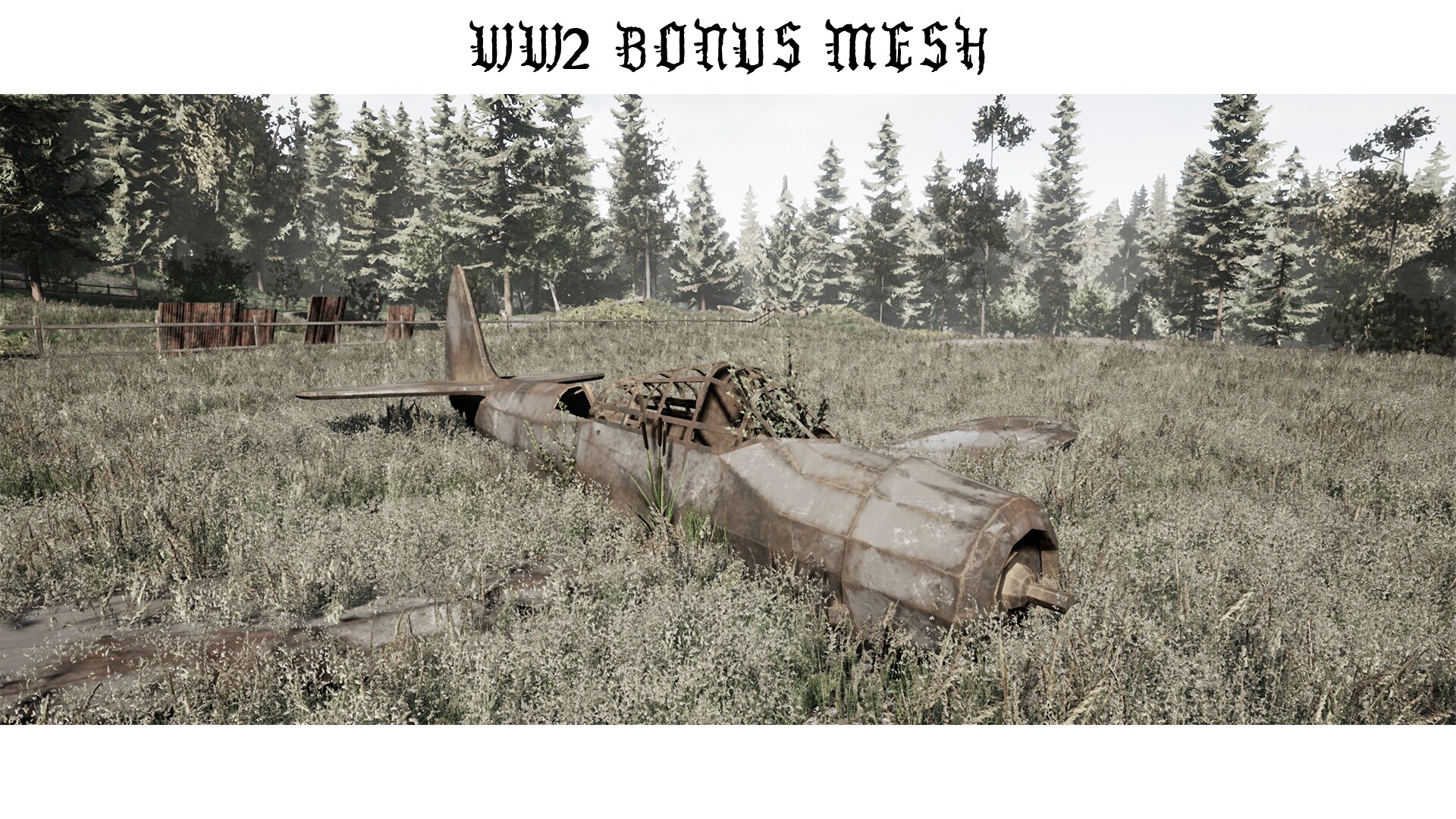 在道具创建的WW2 Damaged Tanks 2 - 虚幻引擎商城