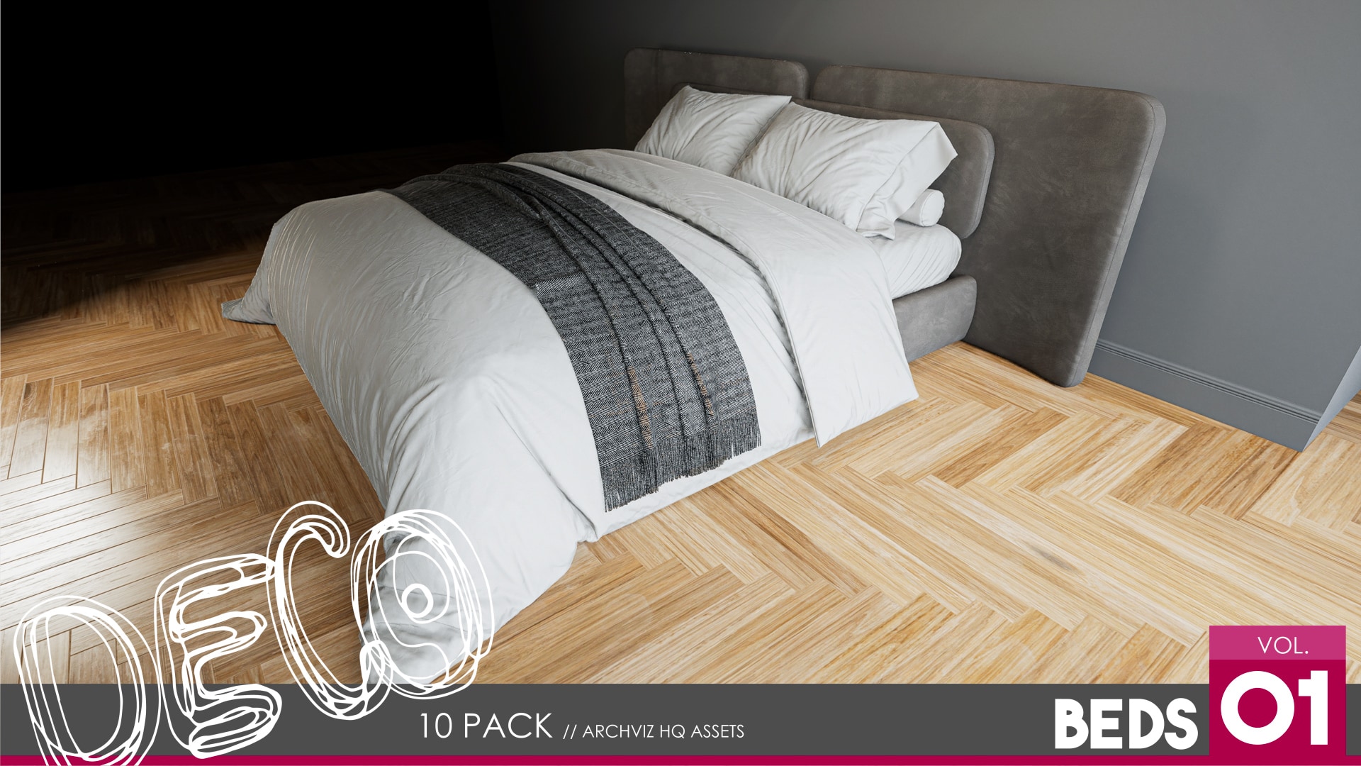 Beds Vol. 1 in Architectural Visualization - UE Marketplace