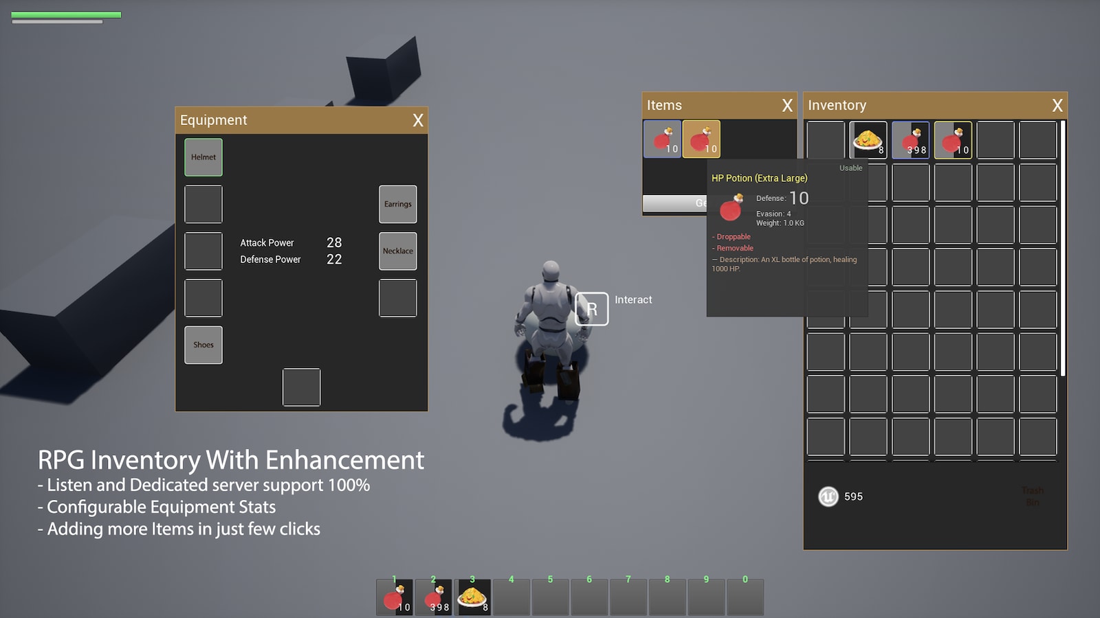 RPG Inventory System With Enhancement in Blueprints - UE Marketplace