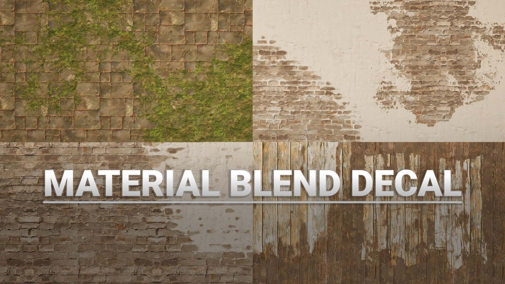 Material Blend Decal - Environmental Material Blend：マテリアル - UE マーケットプレイス