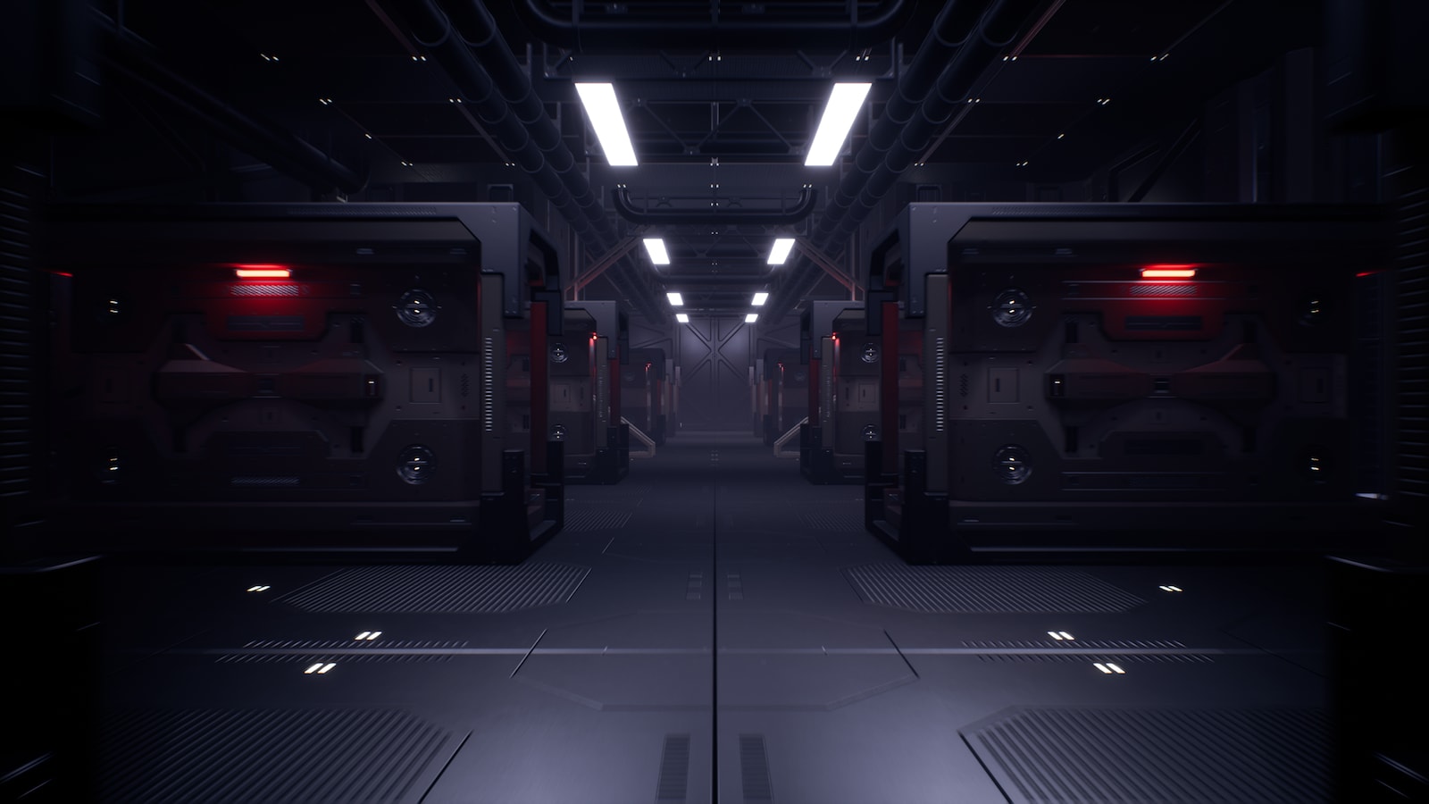Modular Sci-Fi Factory in Environments - UE Marketplace