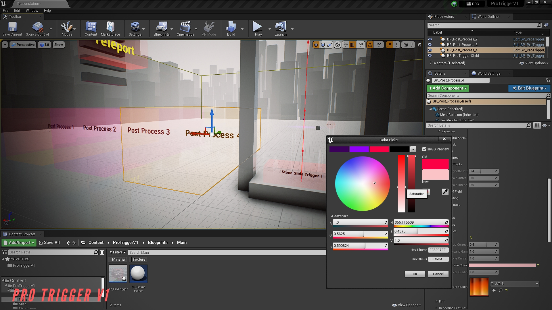 Pro Trigger V1 in Blueprints - UE Marketplace