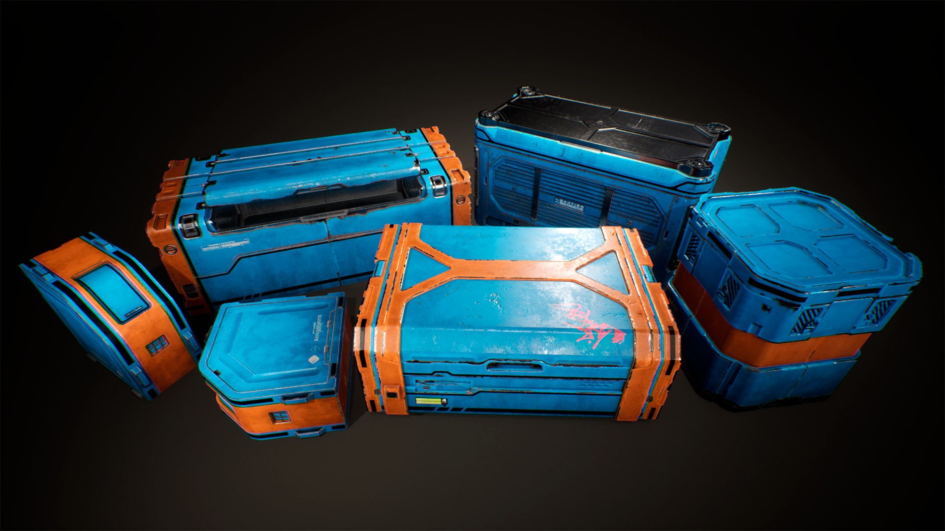Sci Fi Crate Texture