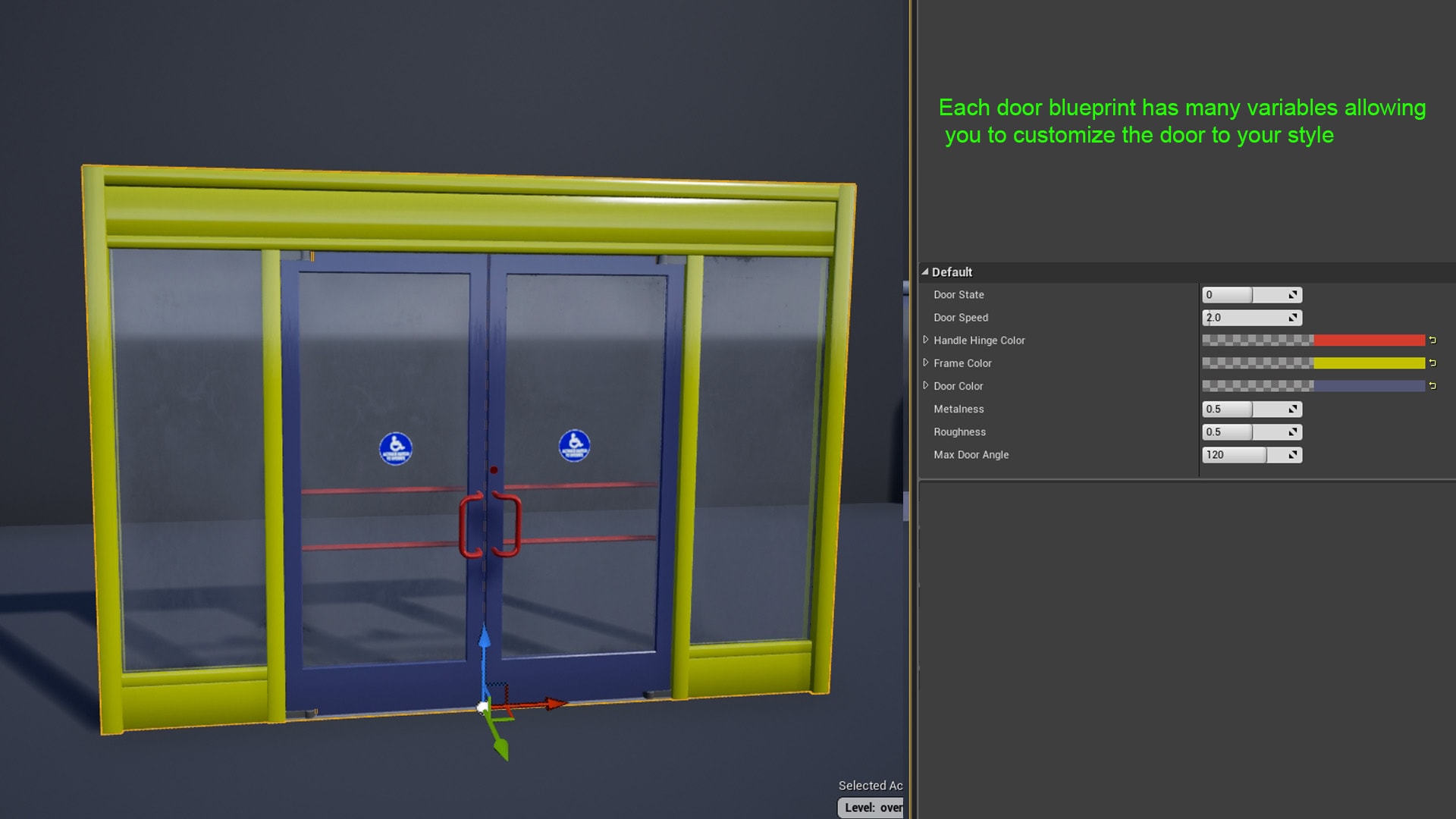 Commercial Glass Doors in Props - UE Marketplace