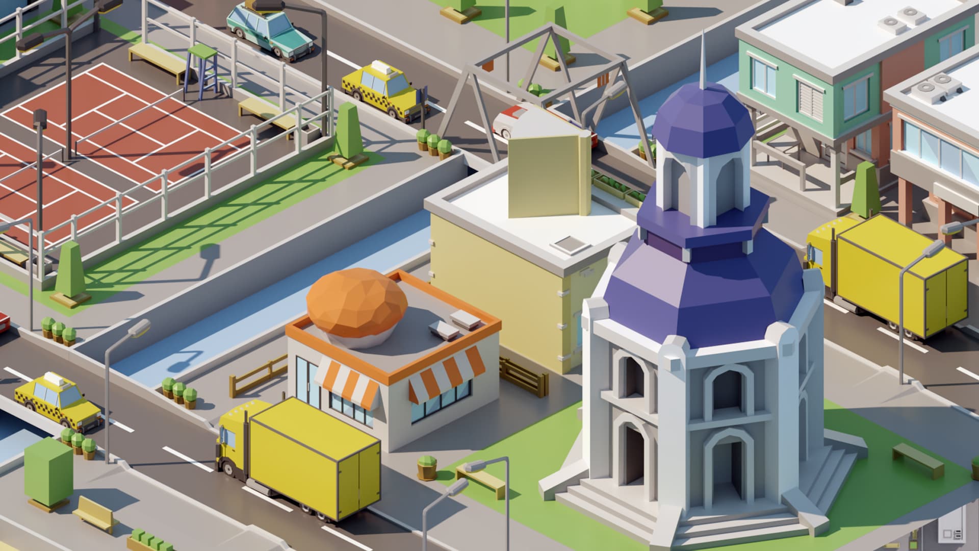 Tile pack city 3 in Props - UE Marketplace