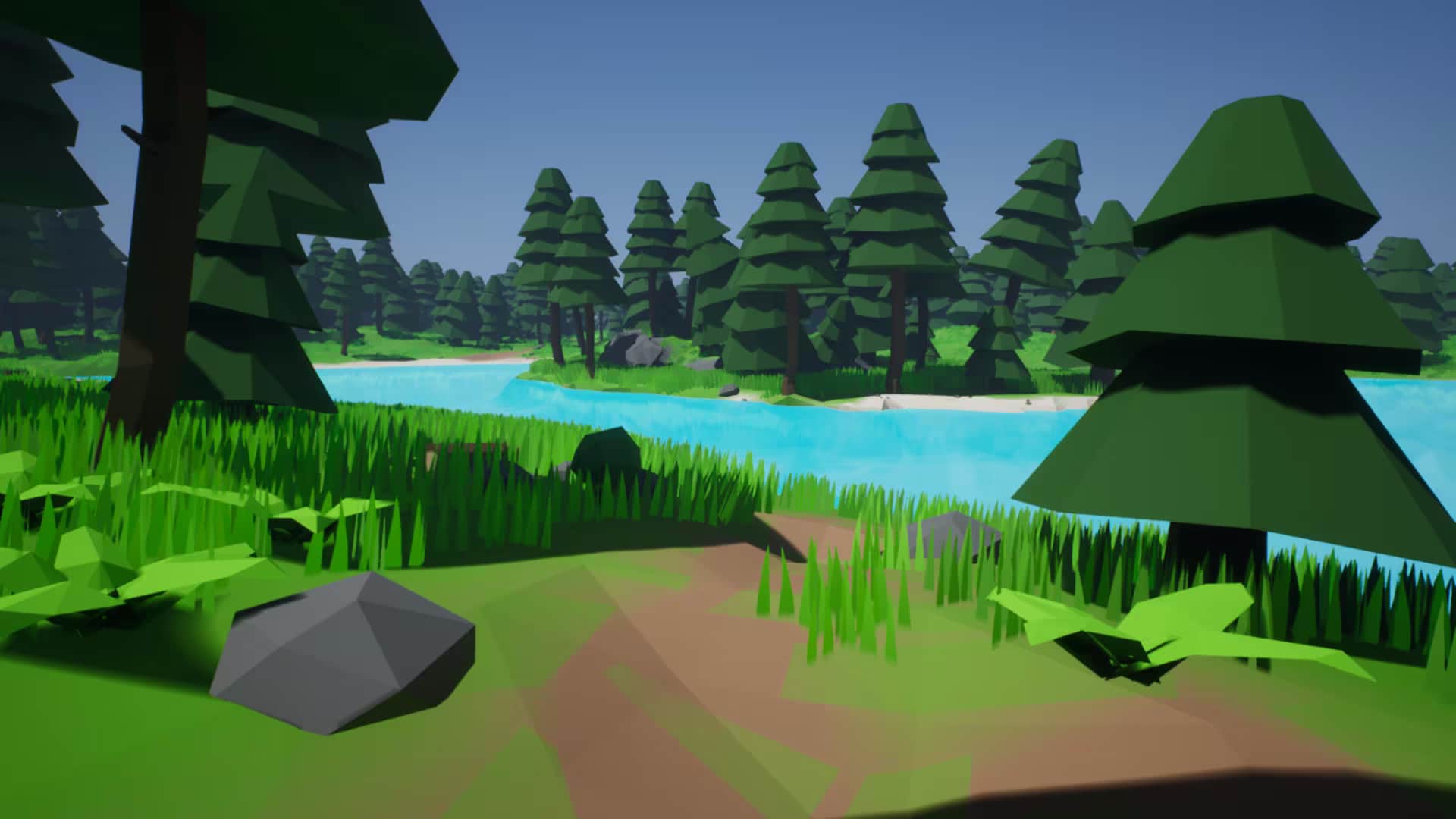 在环境创建的Stylized Forest Landscape + Low poly Forest Vol.1 + Vol.2 - 虚幻引擎商城