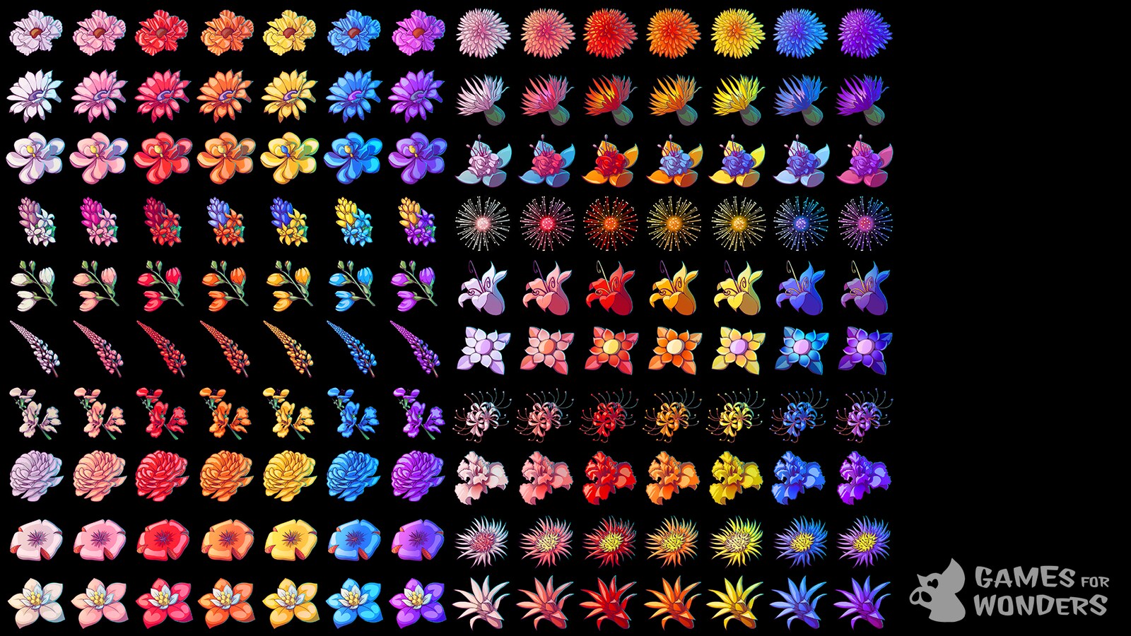 Flowers 2D Pack in 2D Assets - UE Marketplace