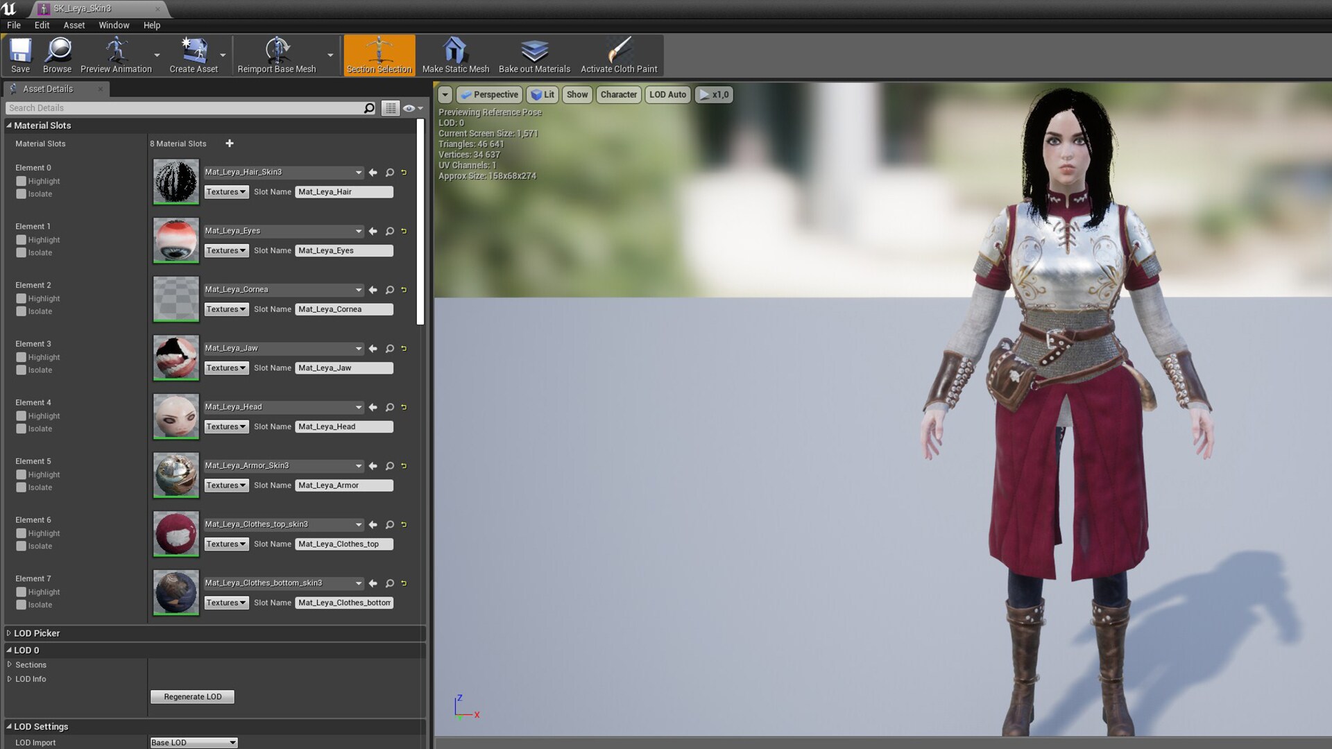 Leya in Characters - UE Marketplace