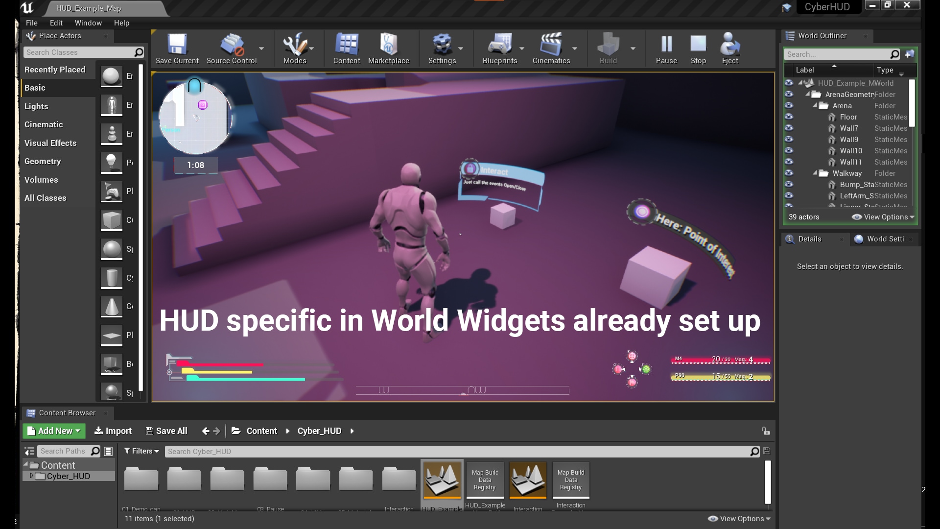 Cyberpunk HUD + MORE Combo in Blueprints - UE Marketplace