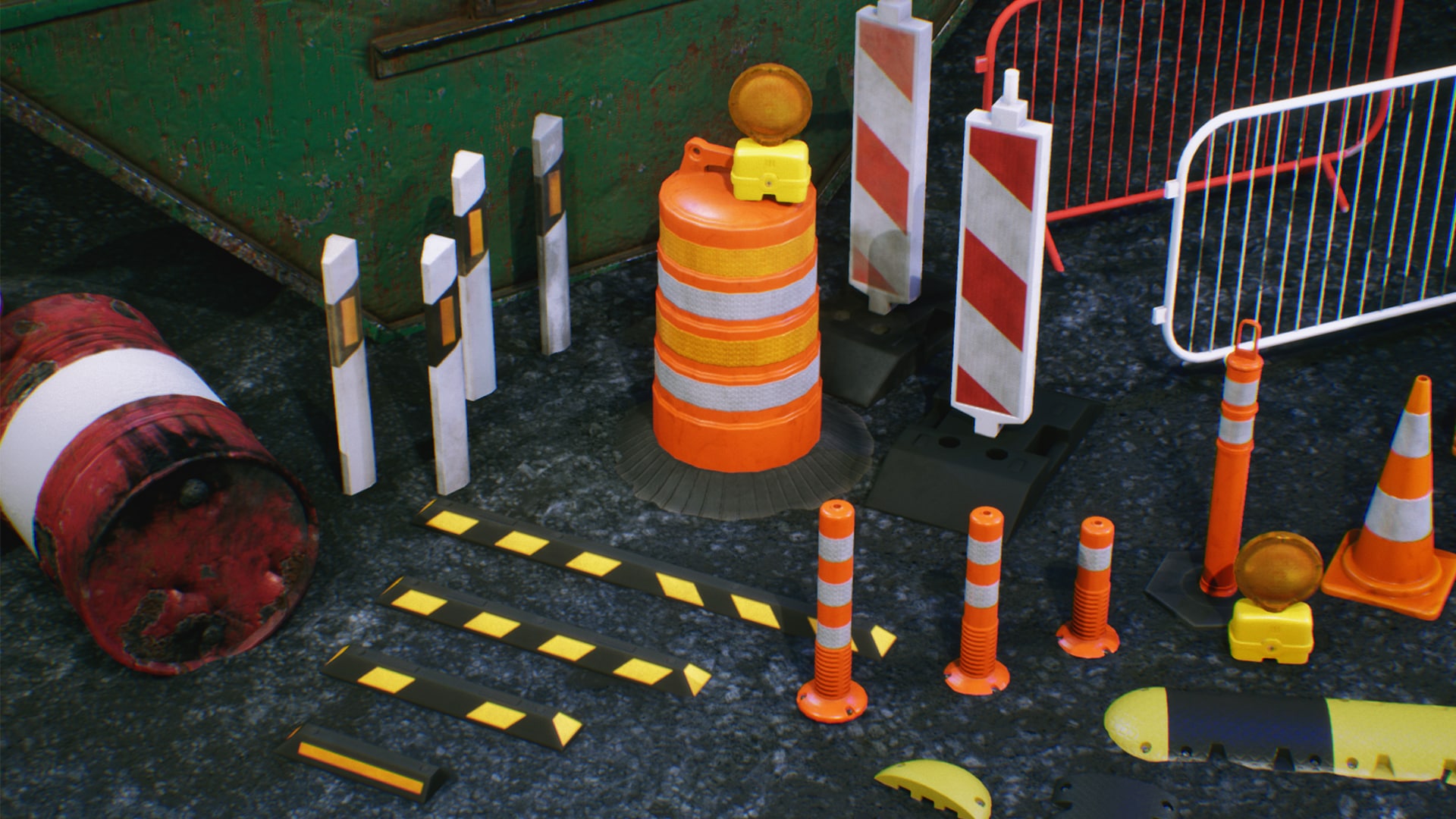 Traffic Props VOL. 1 in Props - UE Marketplace