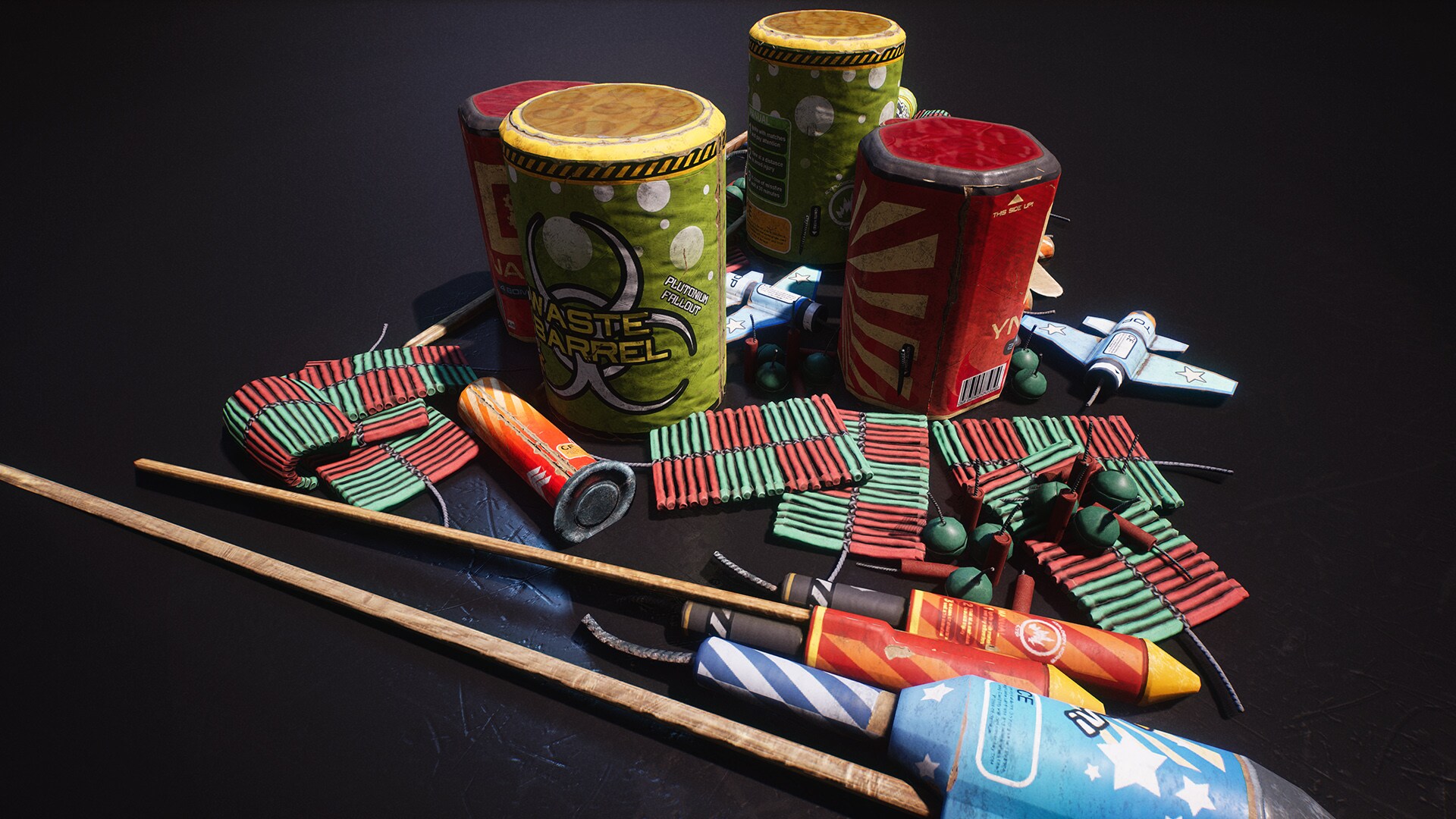 Fireworks Prop Pack in Props - UE Marketplace