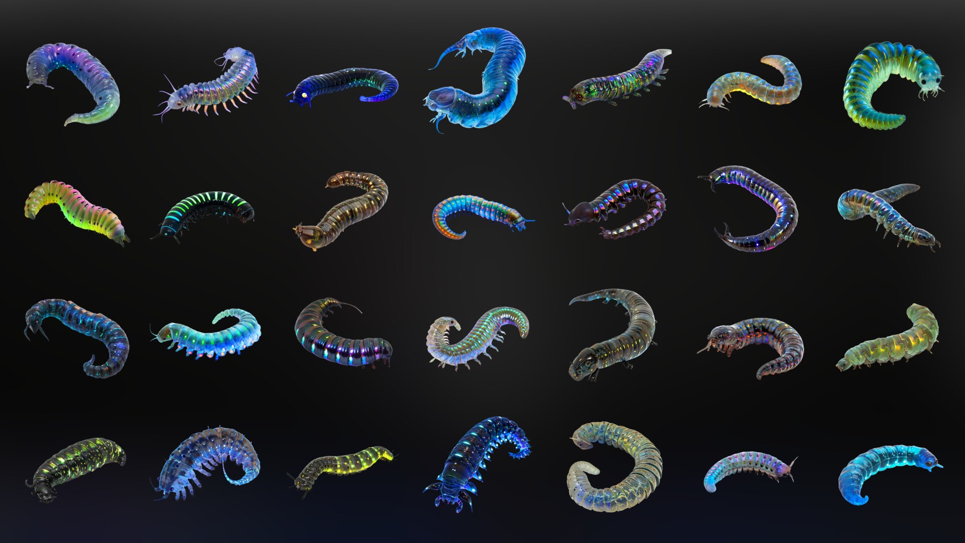 在二维资源创建的Fluorescent Insects - Icon Pack - 虚幻引擎商城