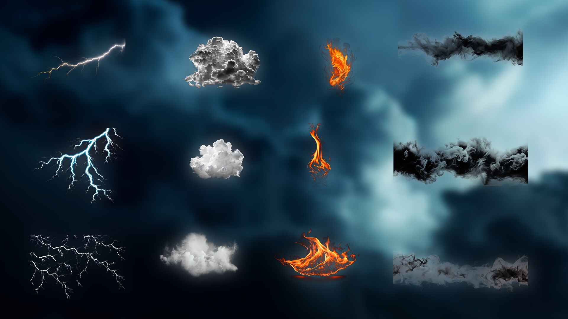 Nature 2D PNG Elements on transparent background in 2D Assets - UE ...