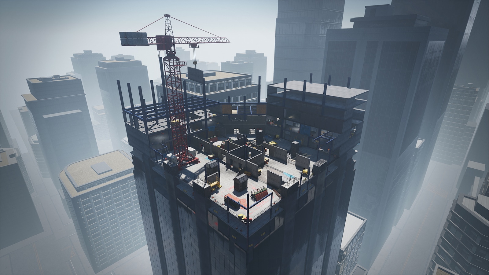 Skyscraper Modular FPS Map in Environments - UE Marketplace