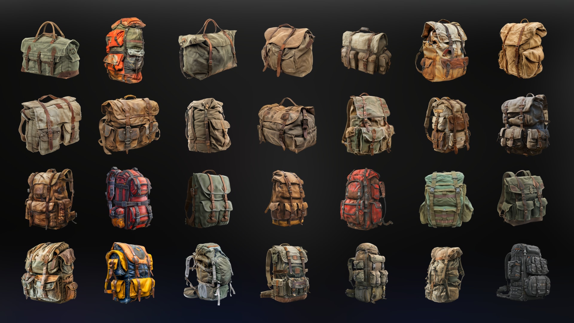 Travel Backpacks - Icon Pack, 카테고리 2D 애셋 - UE 마켓플레이스