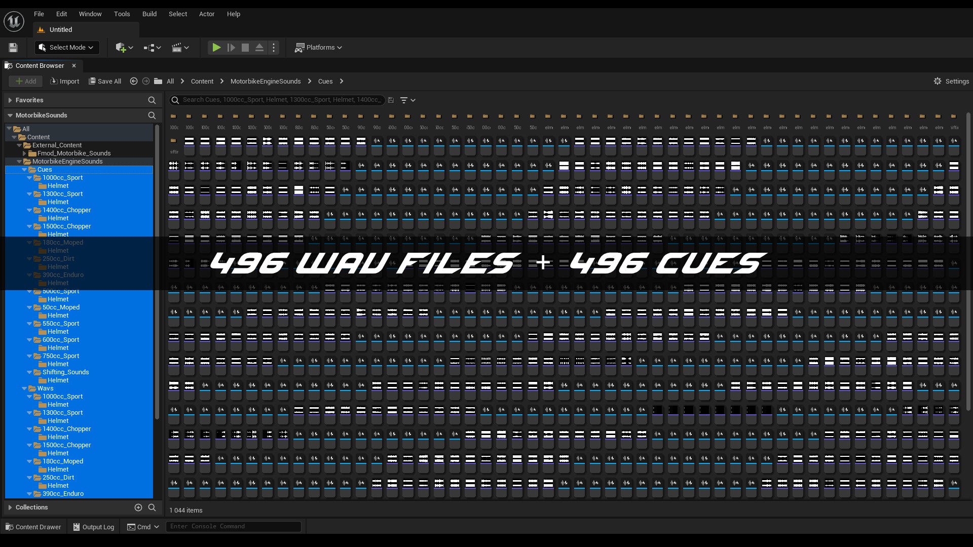 Motorbike Engine Sounds - Vol. 1 in Sound Effects - UE Marketplace