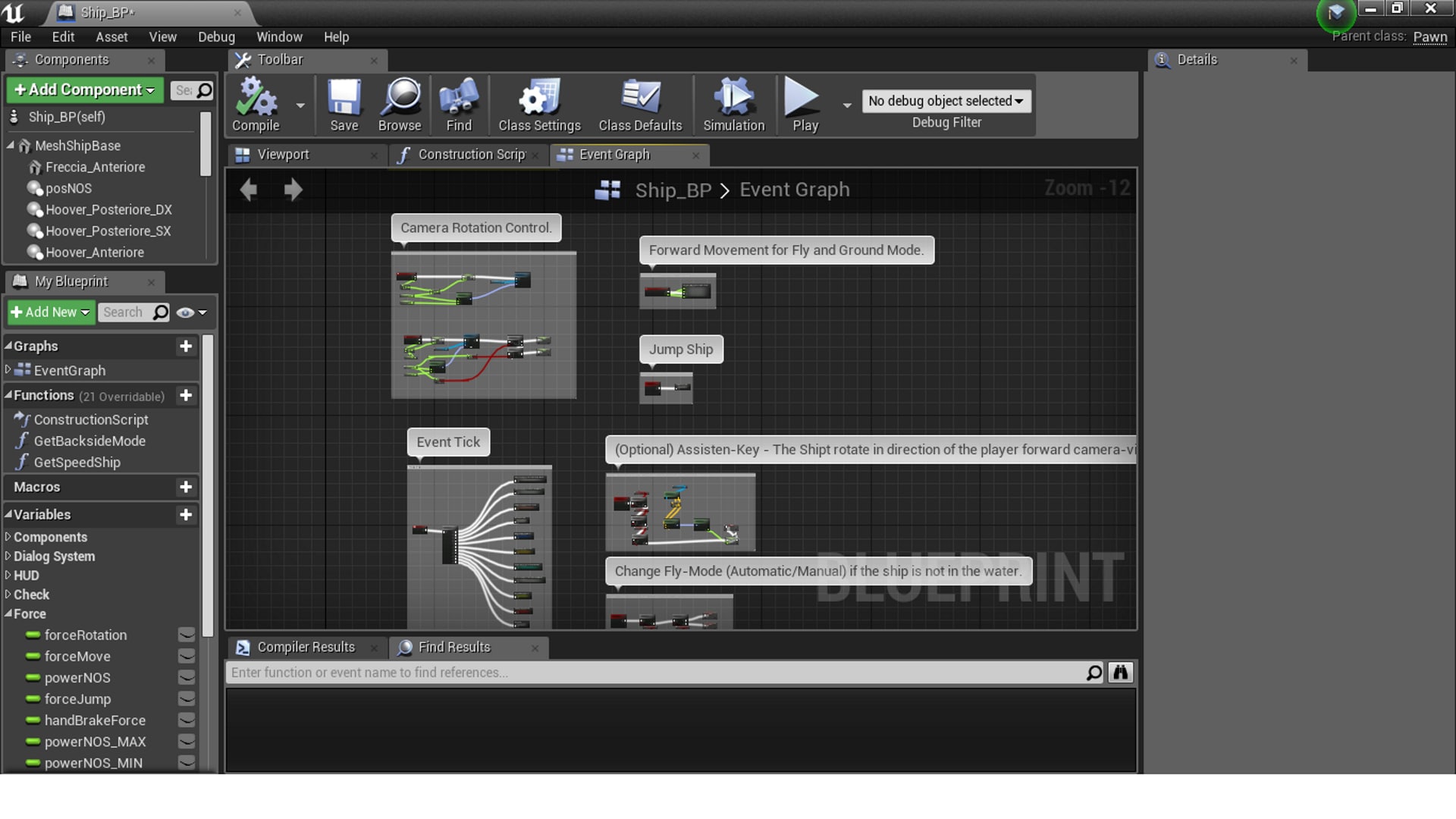 SpaceShip Complete Template in Blueprints - UE Marketplace