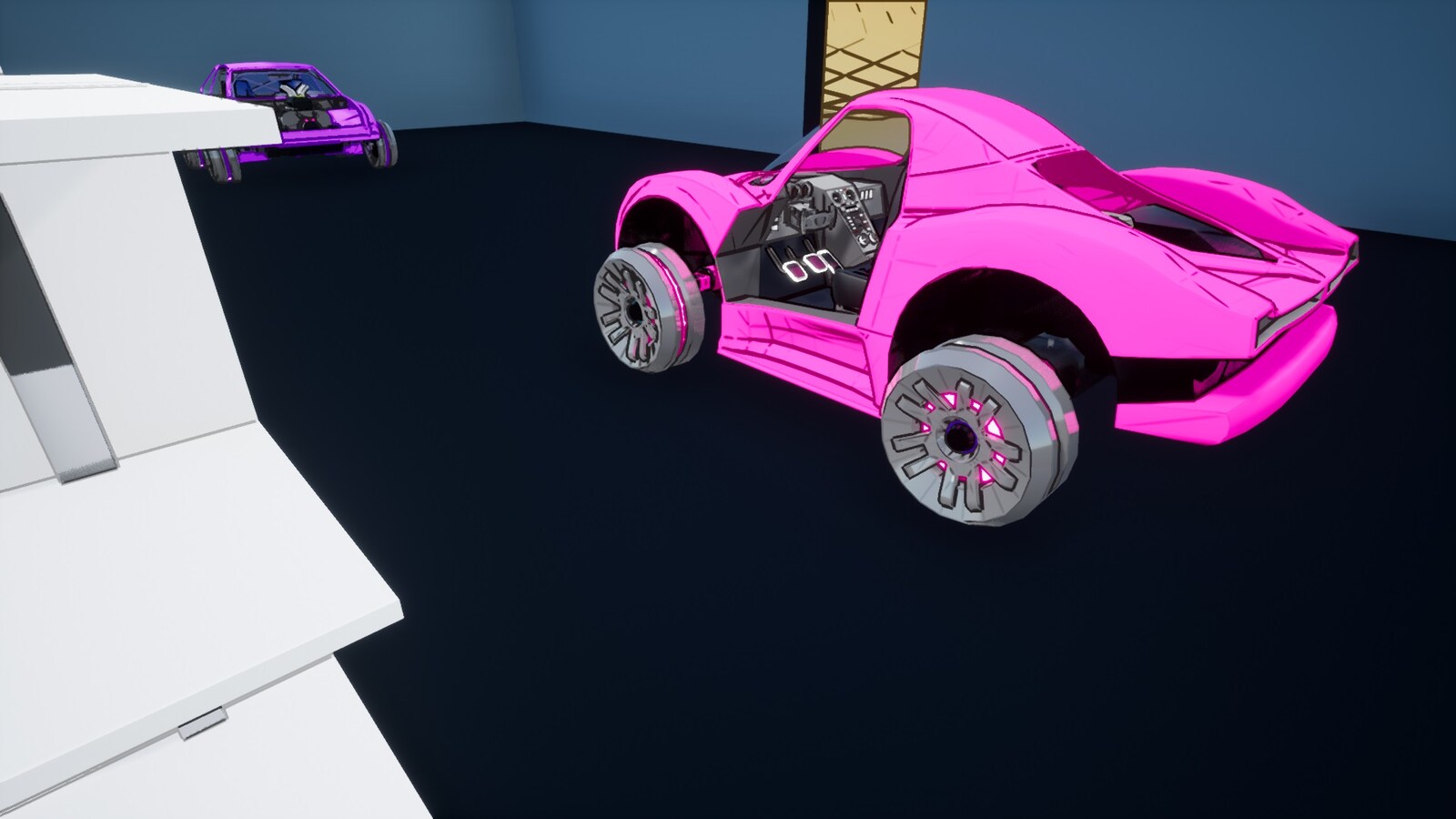 Hover cars with physics based customization in Blueprints - UE Marketplace