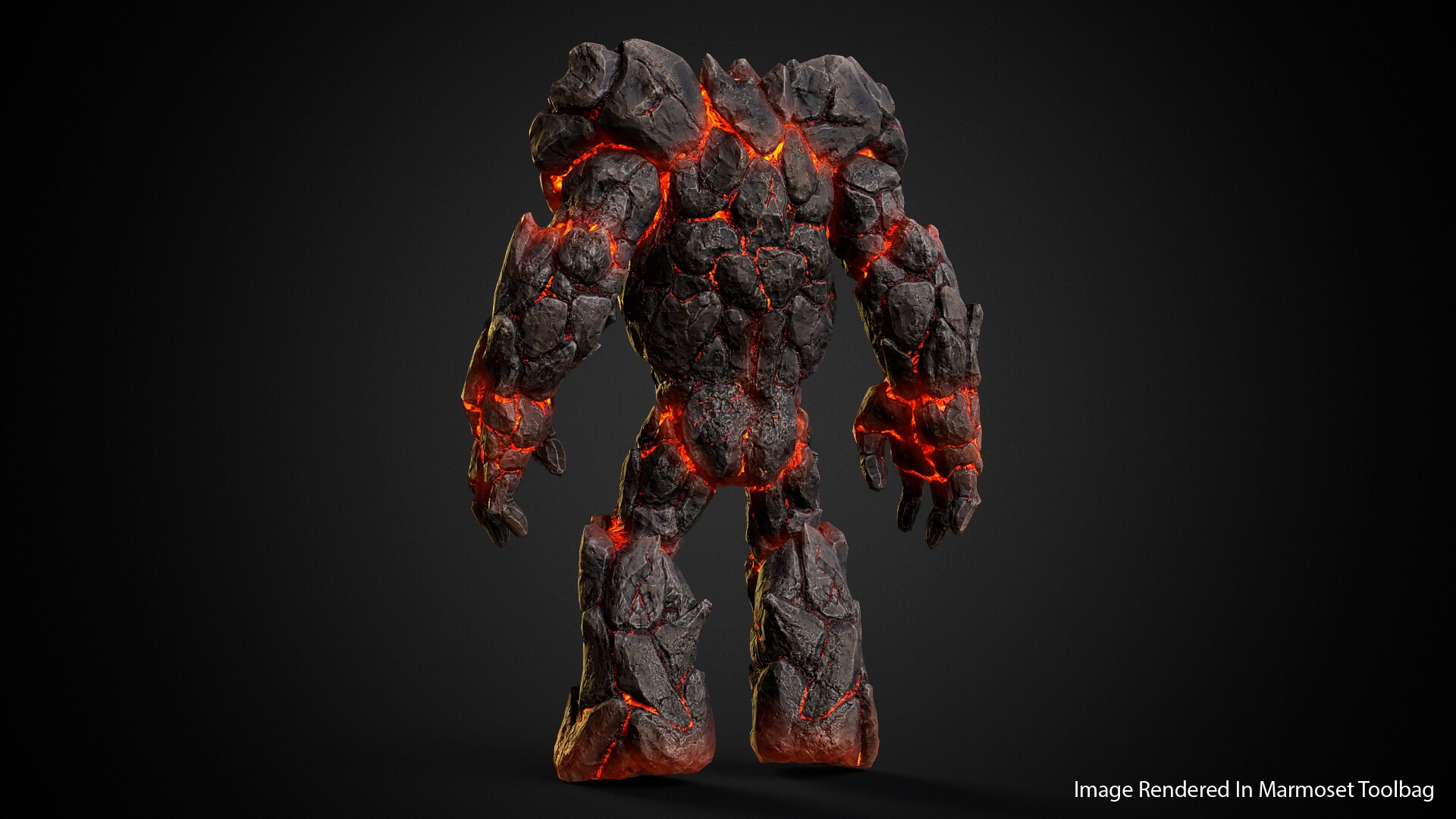 Lava Golem in Characters - UE Marketplace