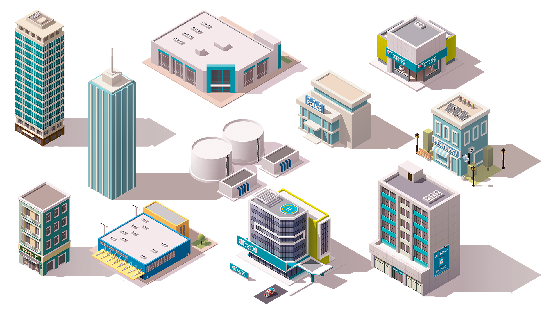 Paper2d Isometric Buildings Part 4：2dアセット Ue マーケットプレイス