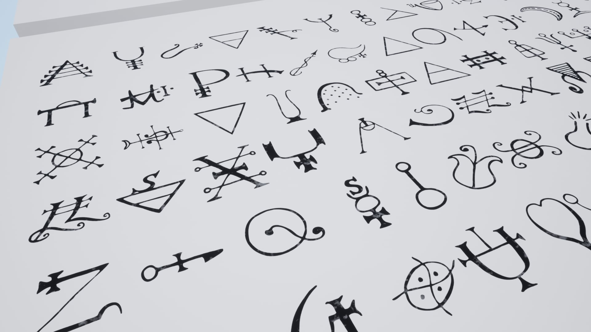 "100+" Ancient Font Decal Materials in Materials - UE Marketplace
