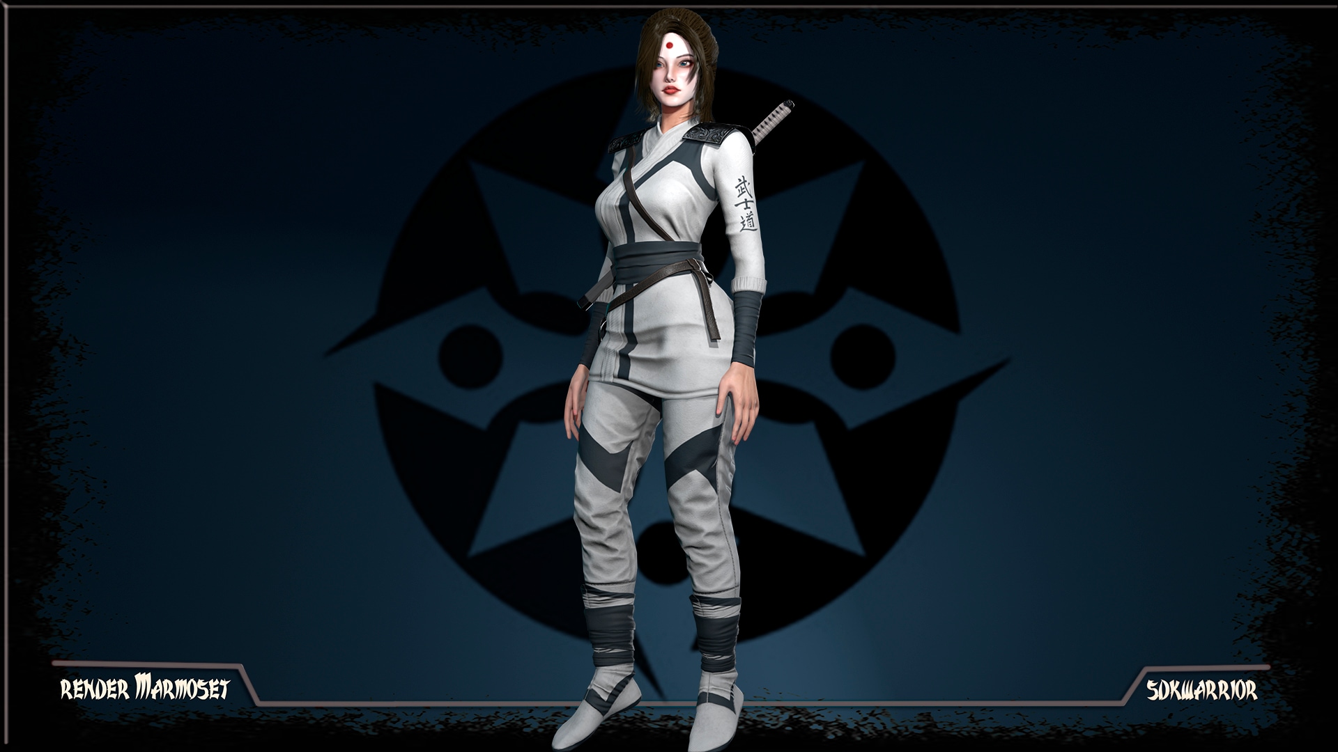 Ninja Girl 4 (Modular) in Characters - UE Marketplace