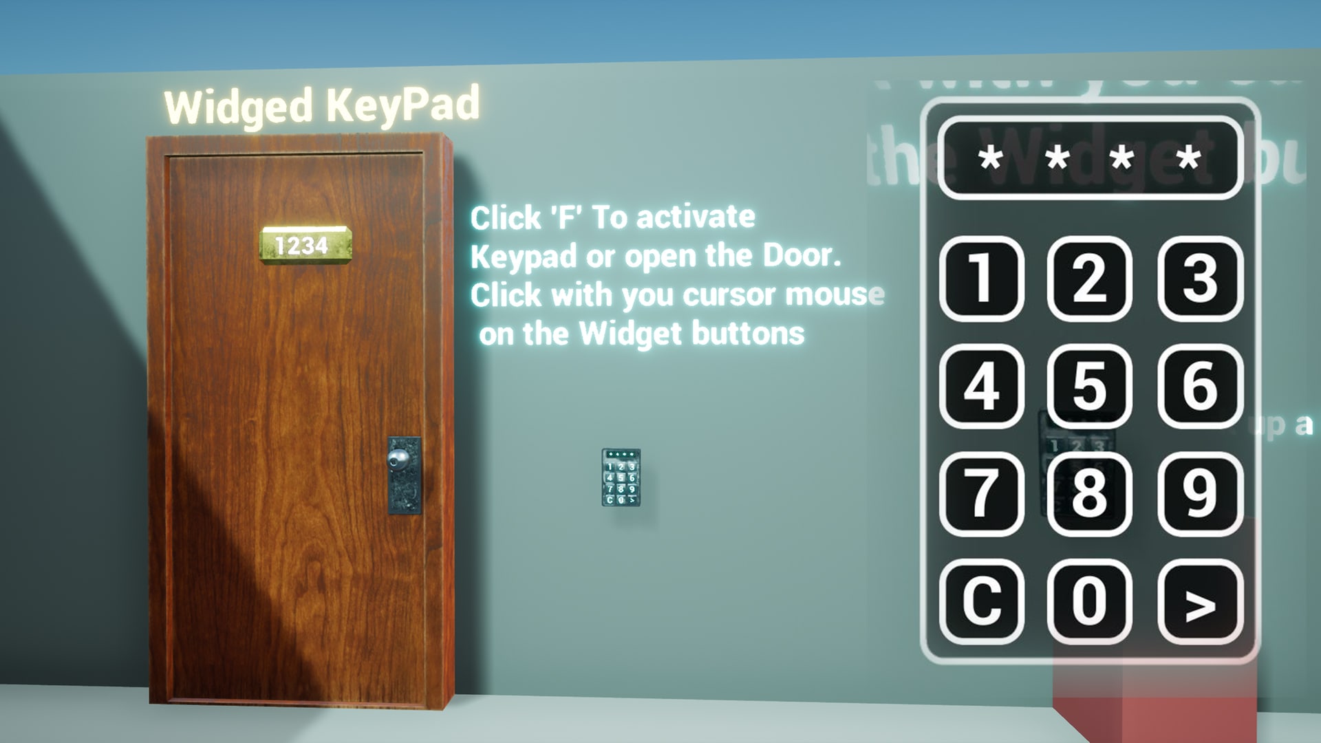 The Keypads in Blueprints - UE Marketplace